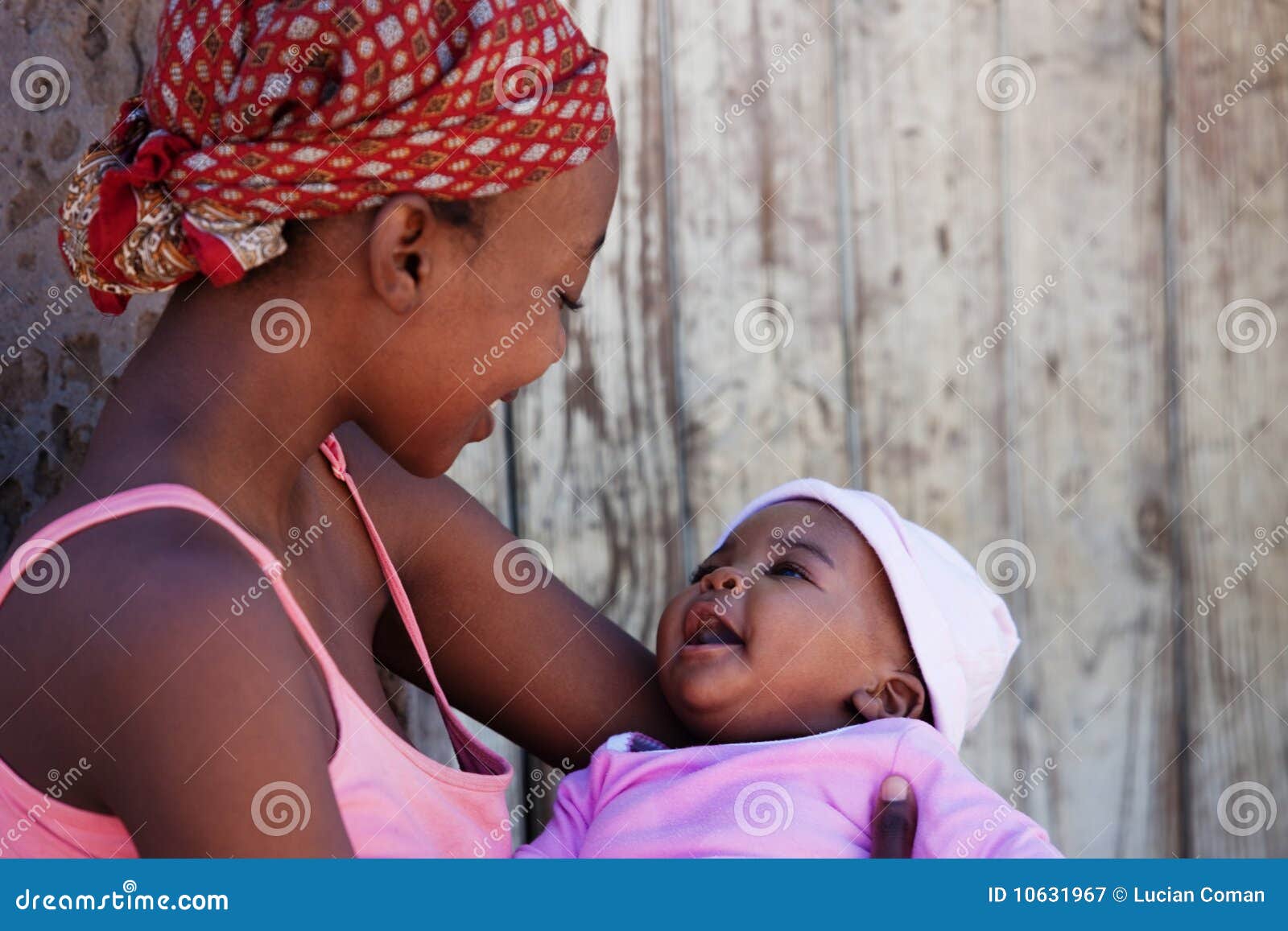 African mother stock image. Image of look, pink, affection - 10631967