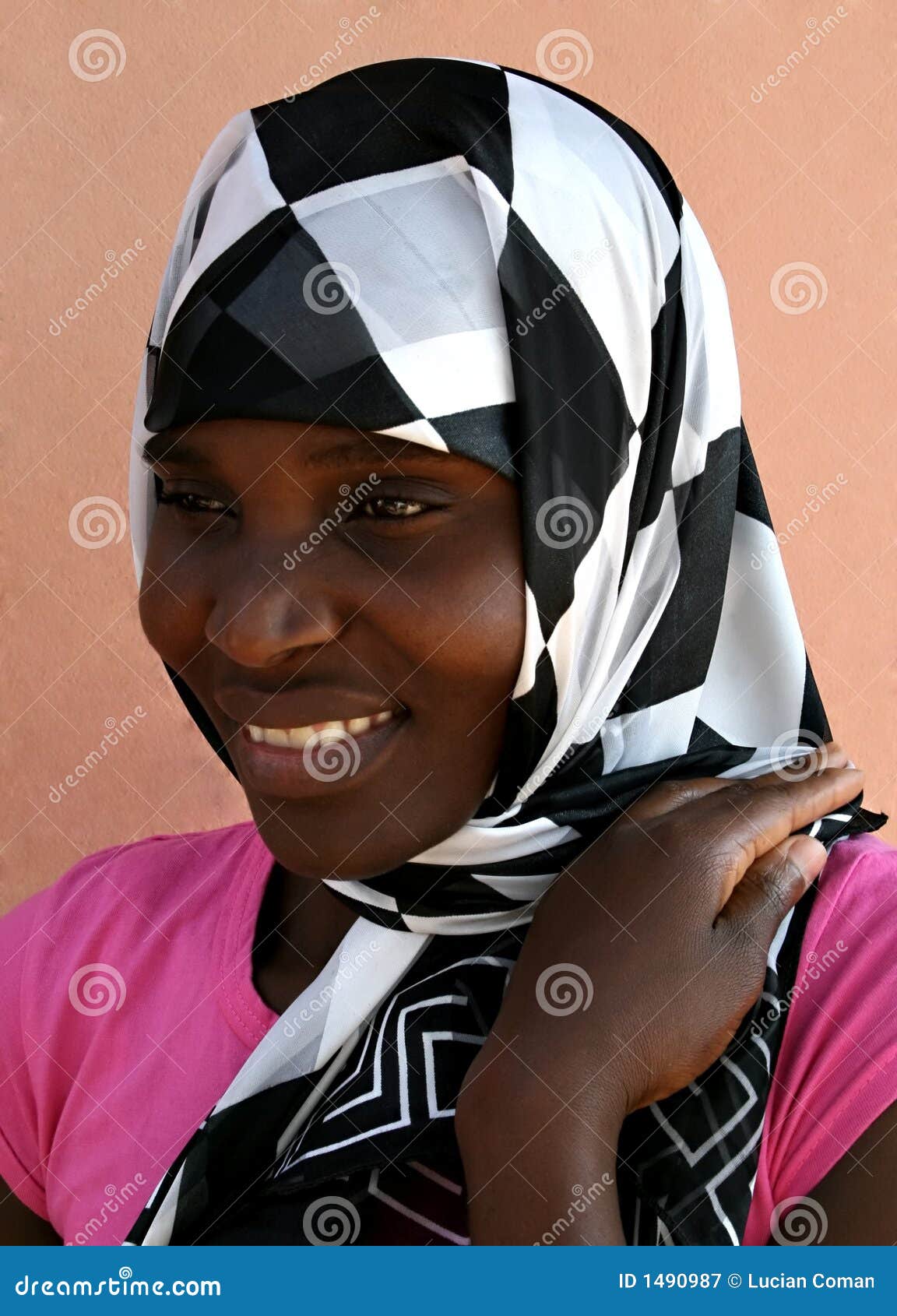African muslim woman stock image. Image of girl, belief - 1490987