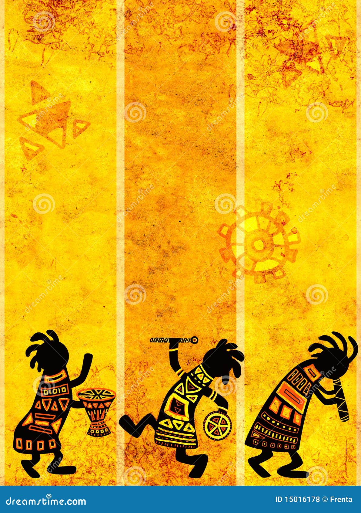 African national patterns stock illustration. Illustration of african ...