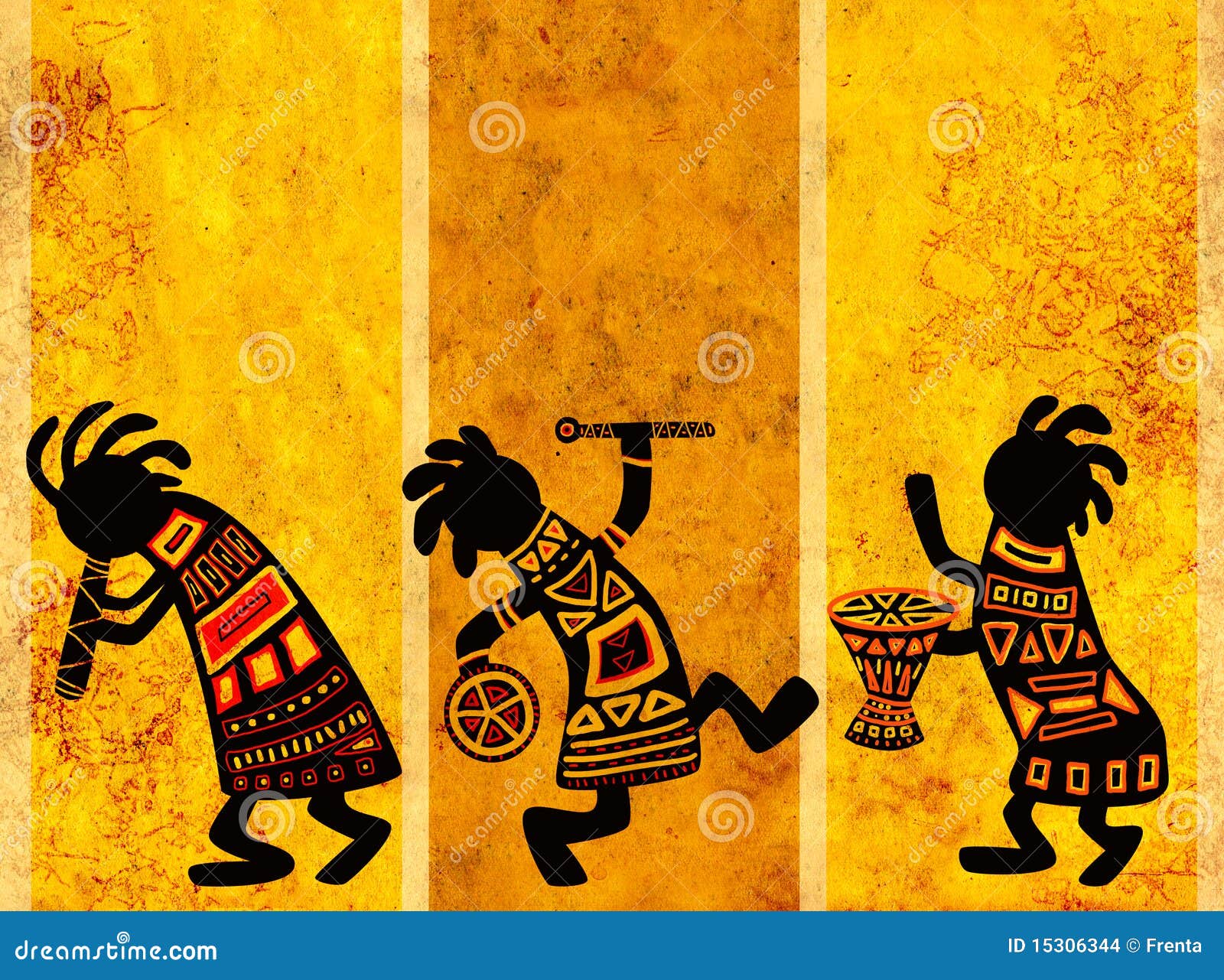 African national patterns stock illustration. Illustration of community ...
