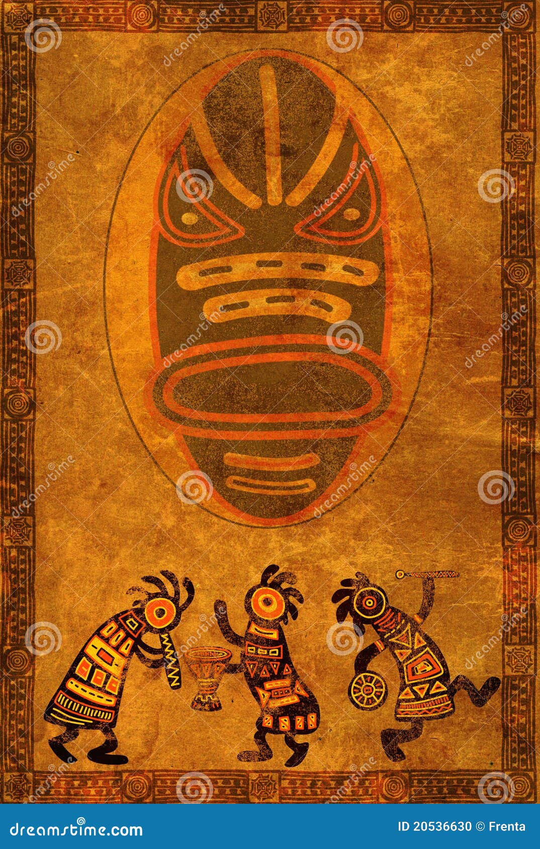 African national patterns stock illustration. Illustration of ...