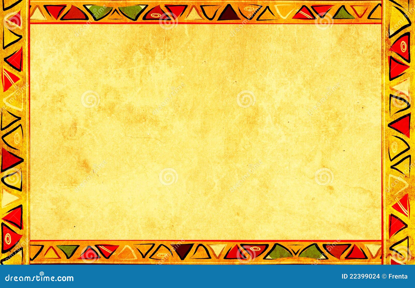 African Colorful Borders And Frames