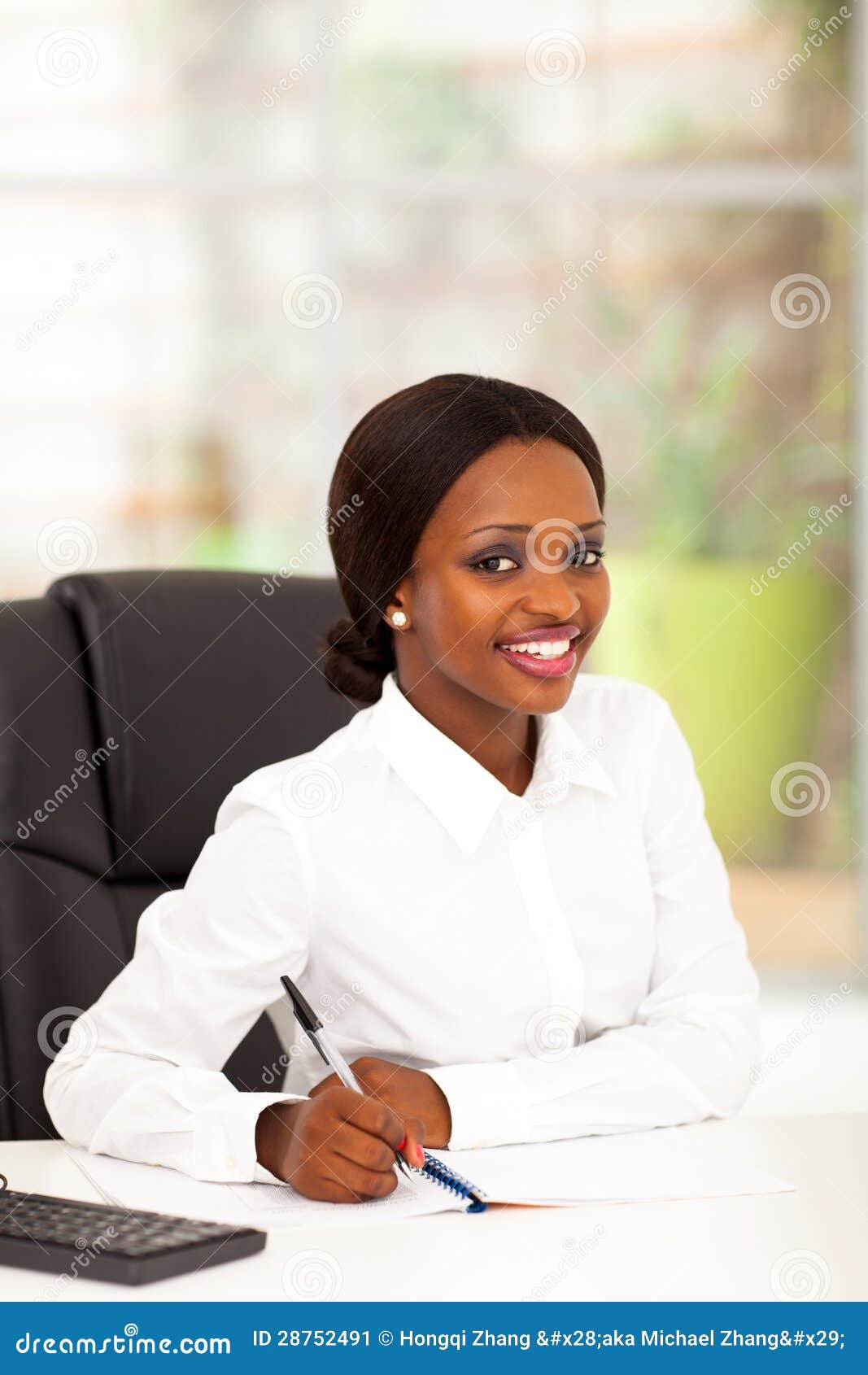 African office worker stock image. Image of person, attractive - 28752491
