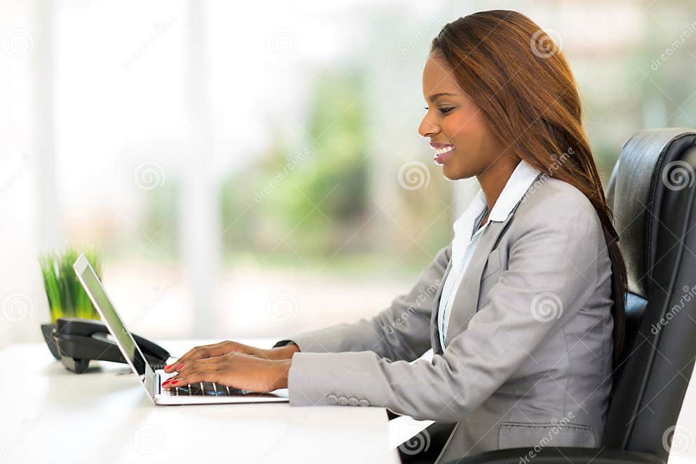 African office worker stock photo. Image of model, looking - 42804604