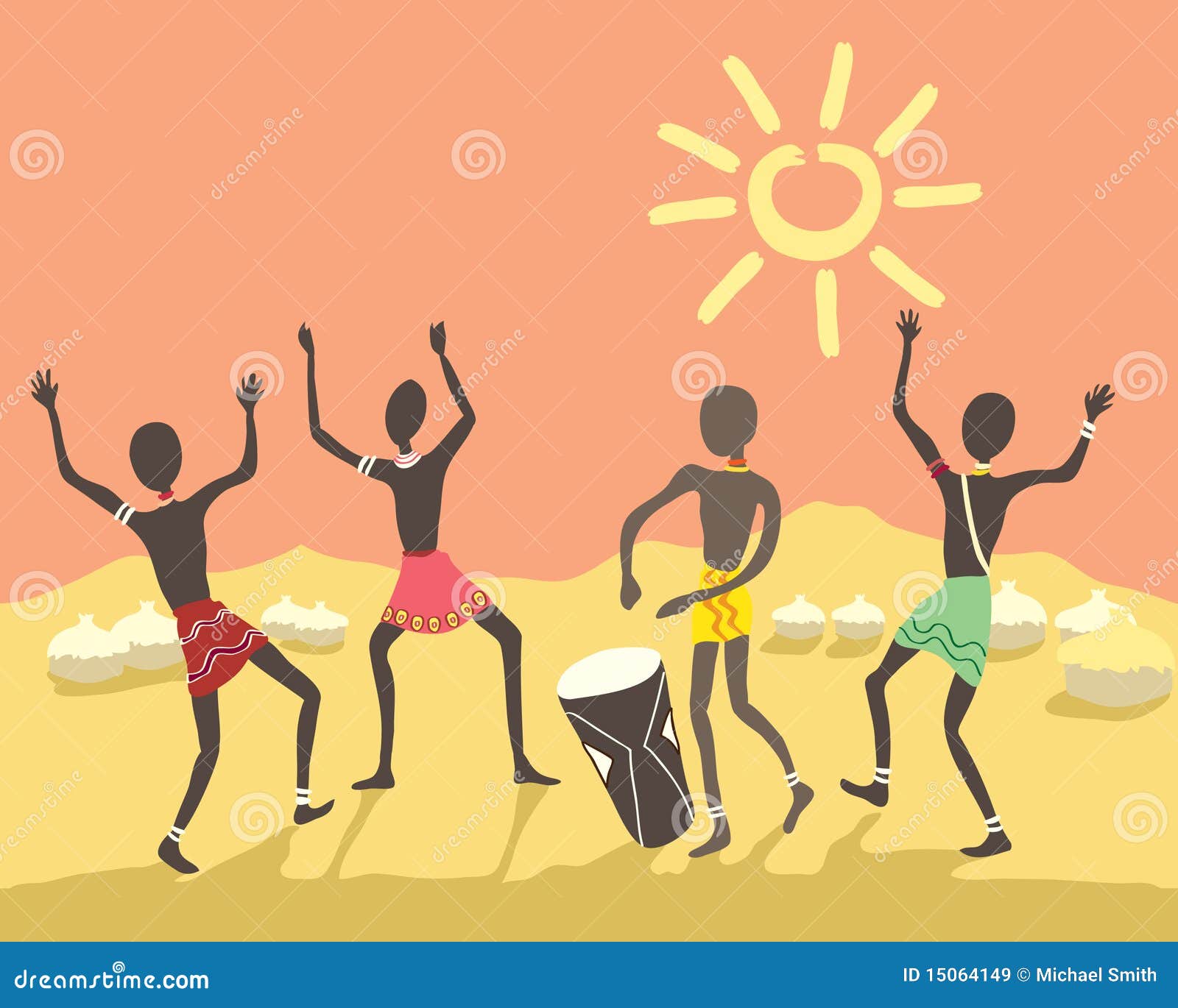 African party stock vector. Illustration of dancing, activity - 15064149