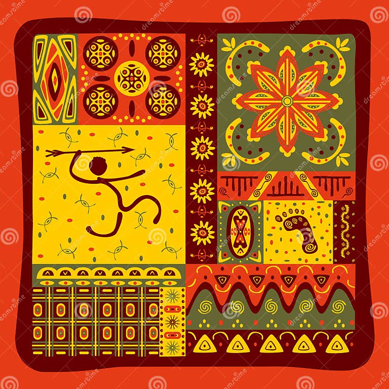 African pattern stock vector. Illustration of africa - 25356593