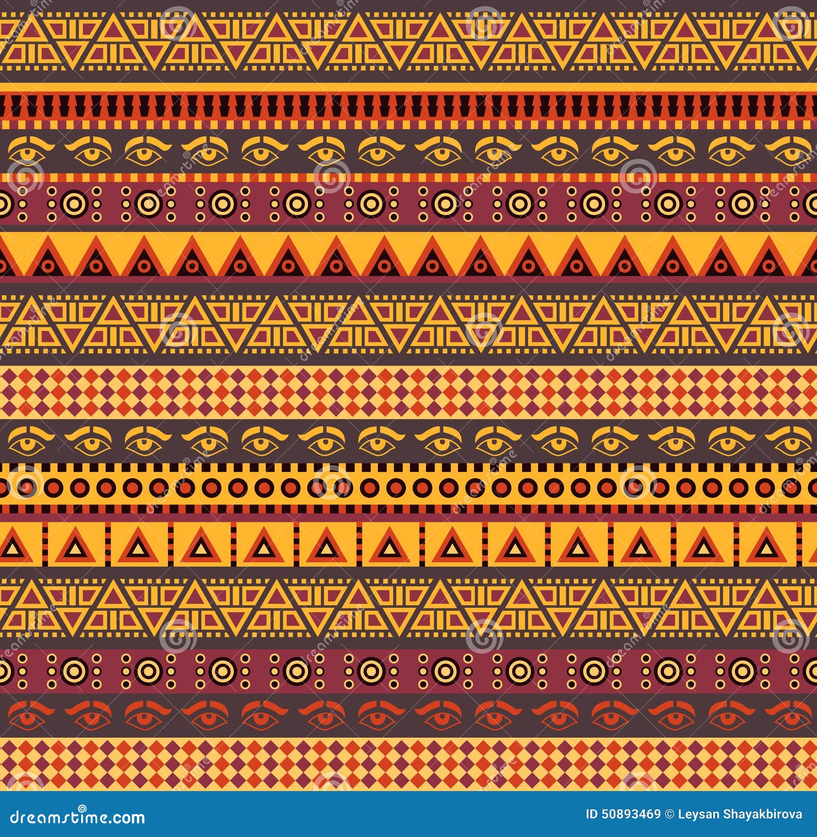 African pattern stock vector. Illustration of ornament - 50893469