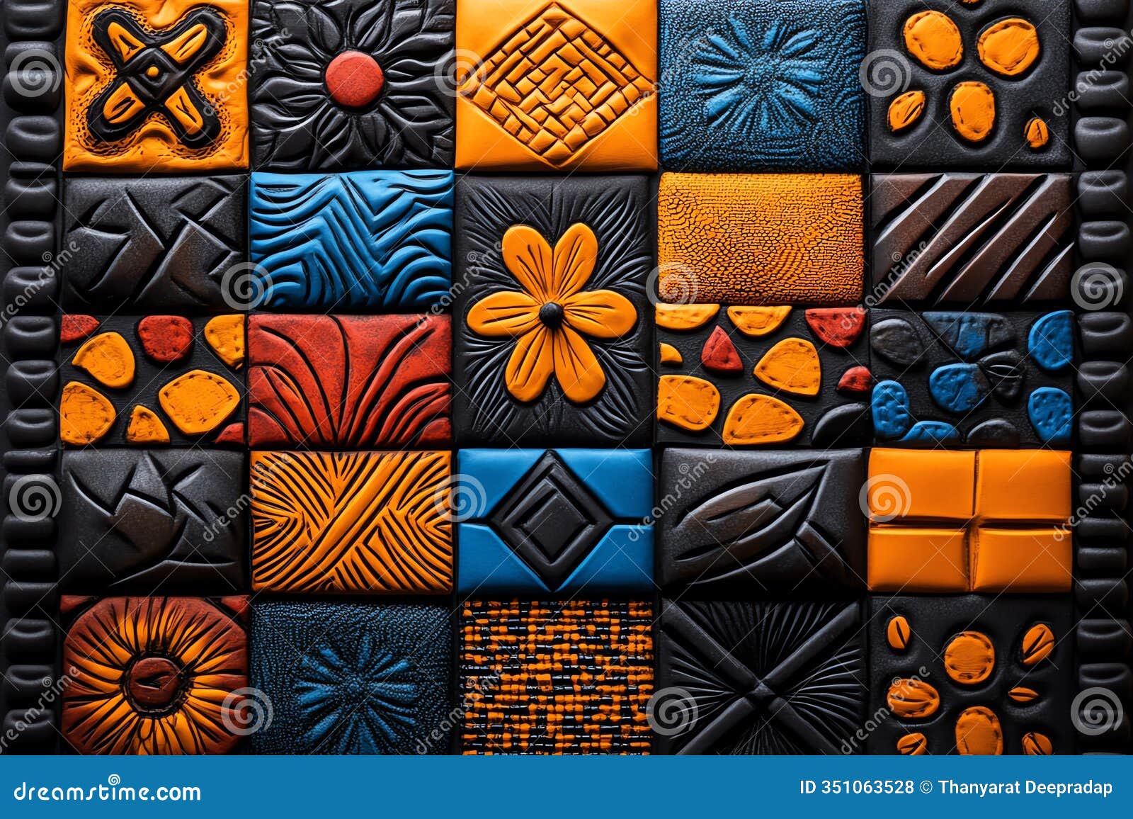 African Pattern, Cultural Identity, Visual Expression Showcases the ...