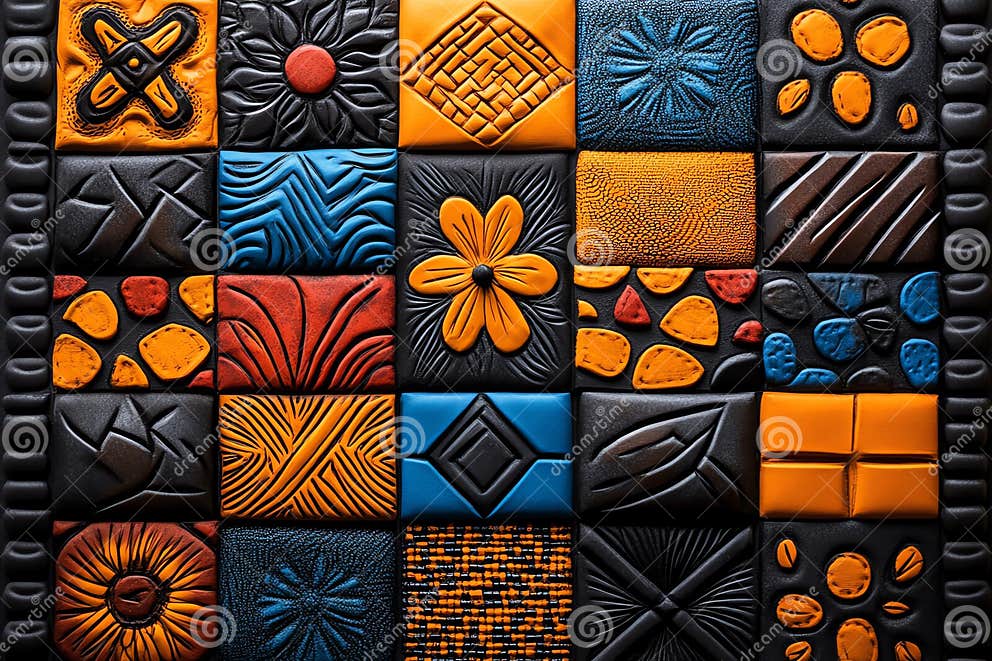 African Pattern, Cultural Identity, Visual Expression Showcases the ...