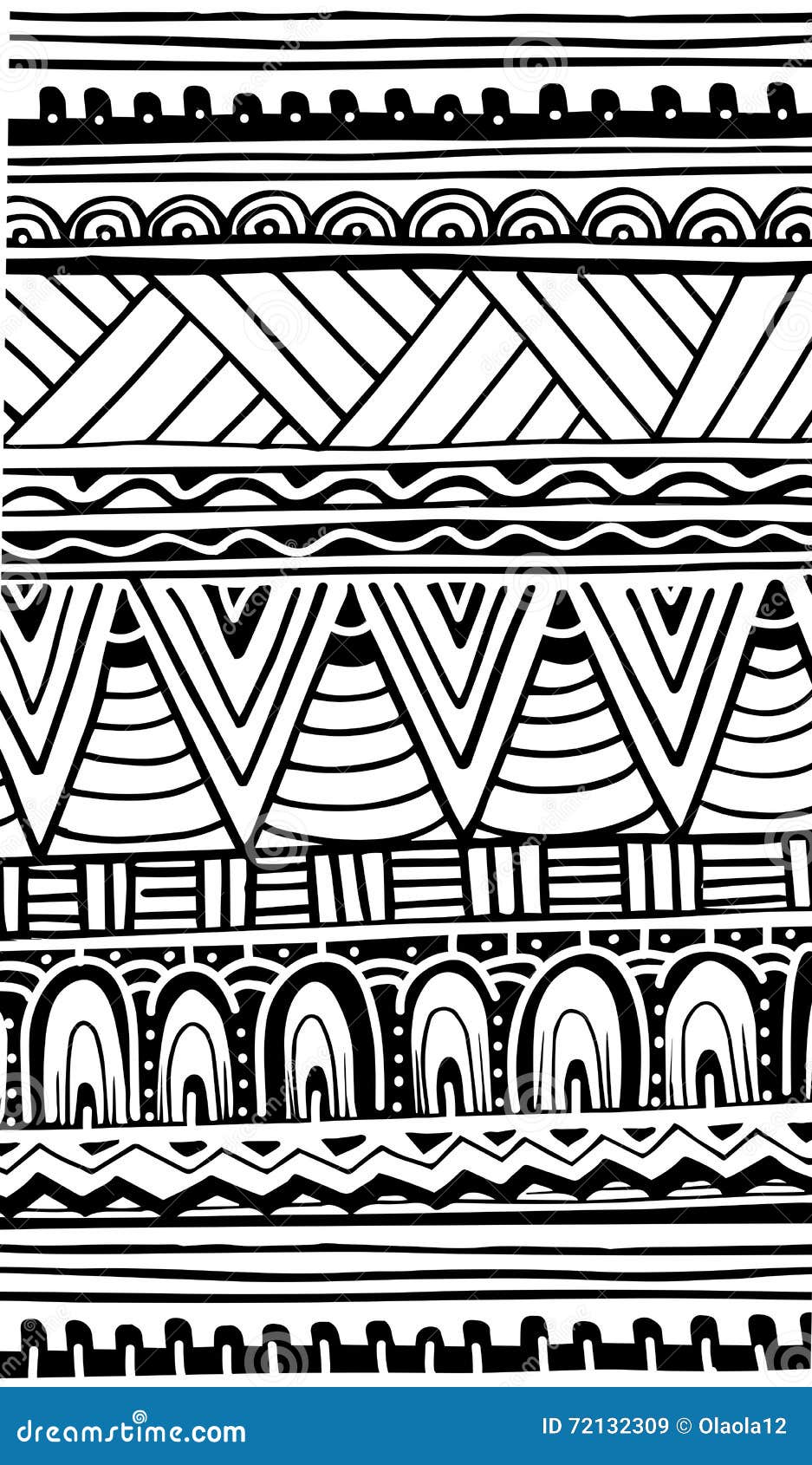 African pattern stock vector. Illustration of african - 72132309