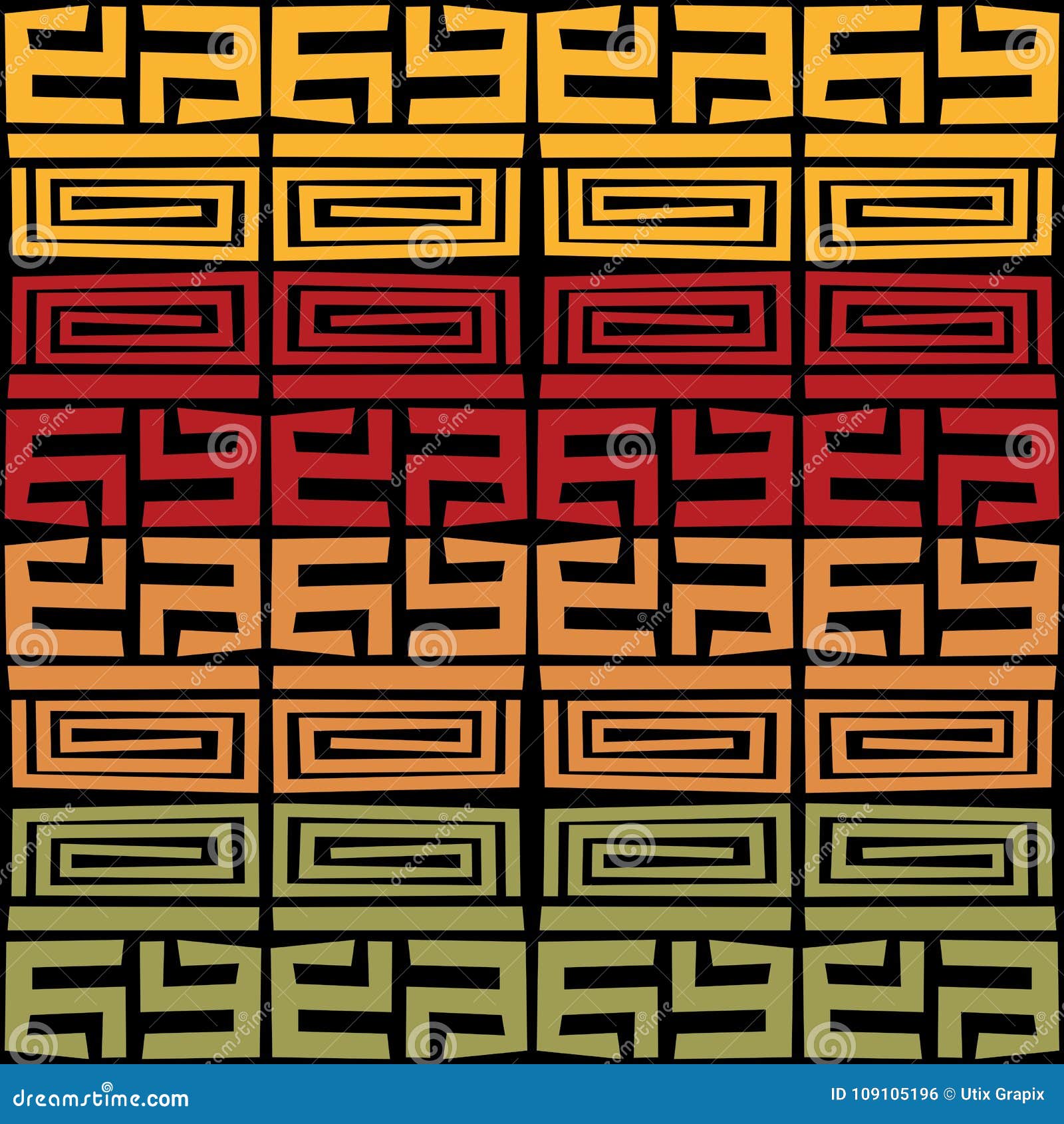 African Pattern vector stock vector. Illustration of background - 109105196