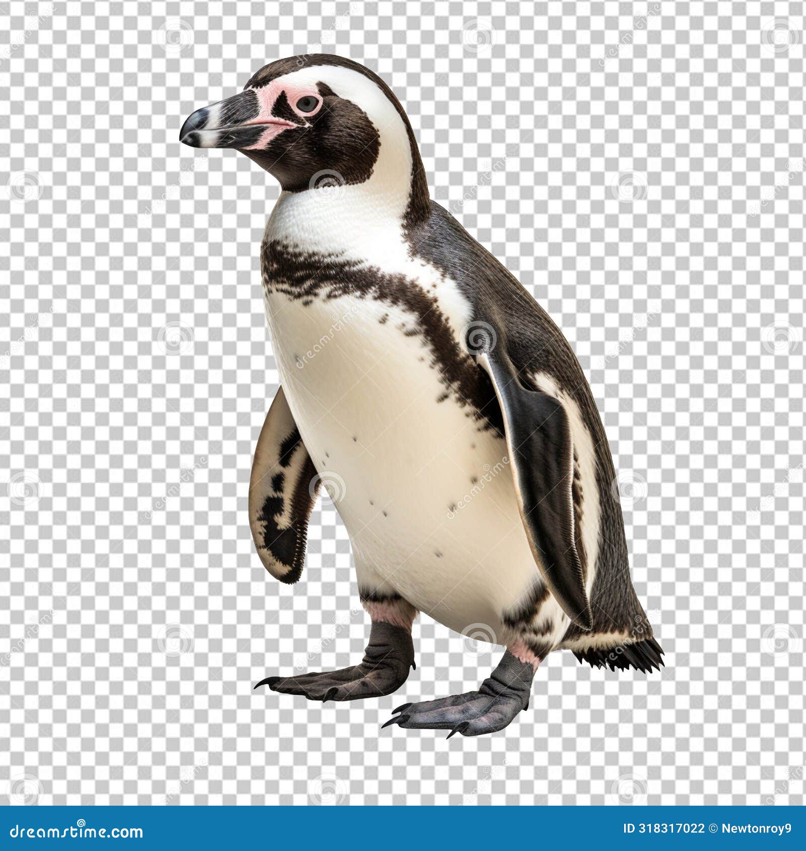 African Penguin Spheniscus Demersus Swimming Underwater, Humboldt ...