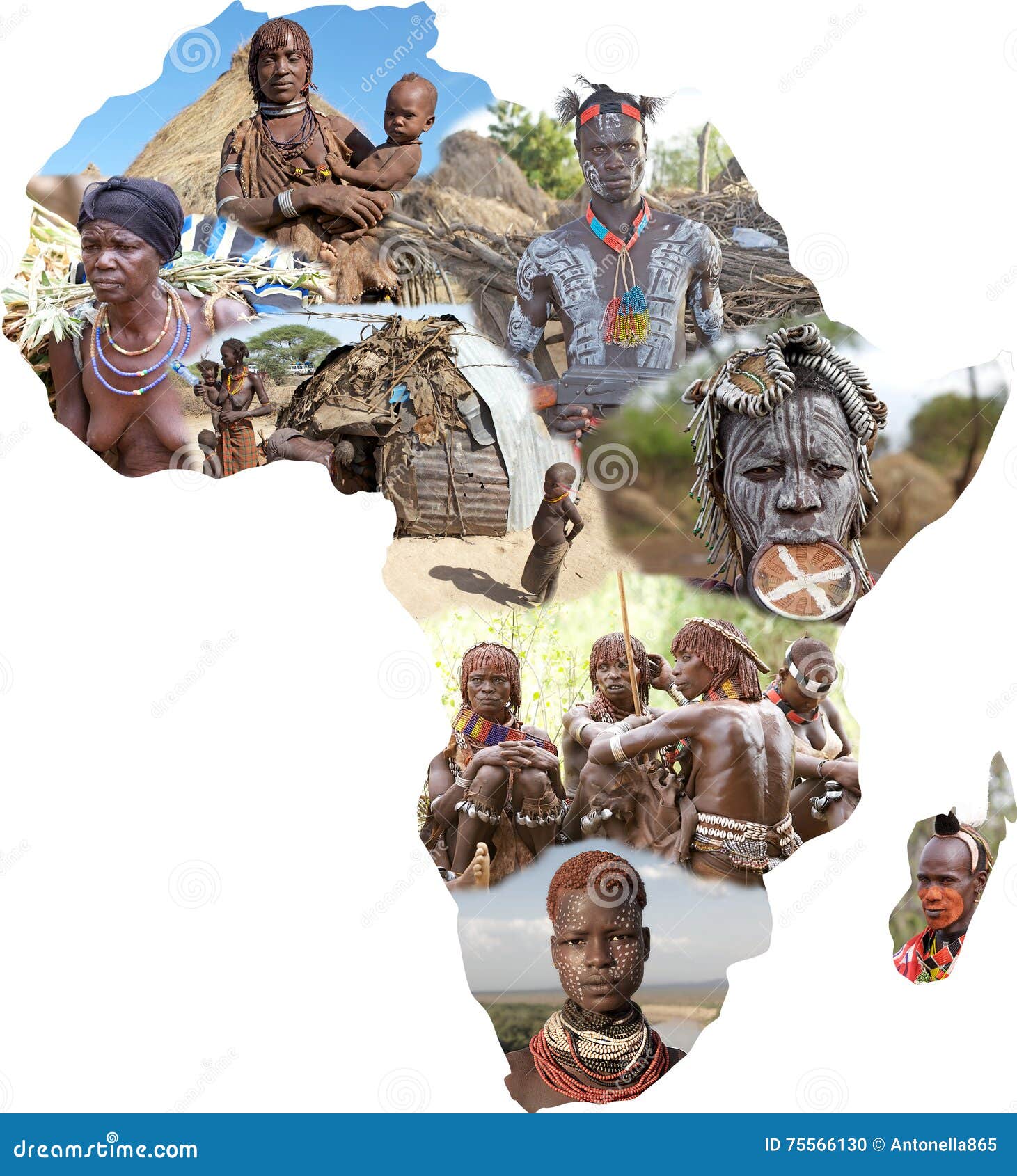 African people editorial image. Illustration of people - 75566130