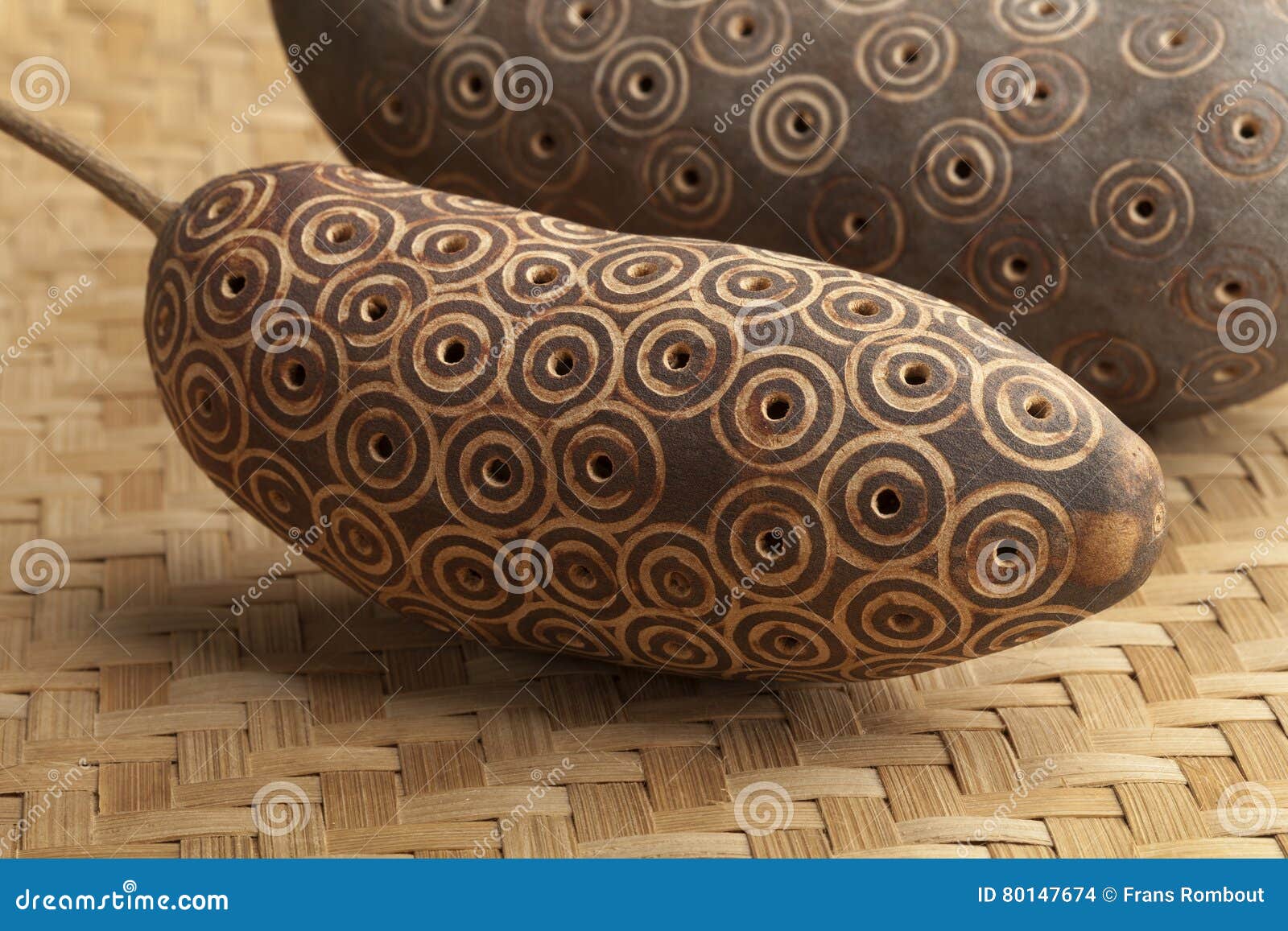 African Percussion Instrument Stock Photo - Image of gourd, african ...