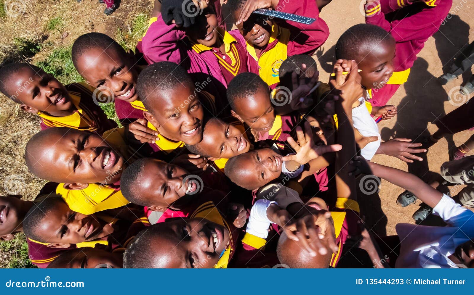 African Primary School Students Doing A Science Demonstration Editorial ... African Primary School Students Doing A Science Demonstration Editorial ...