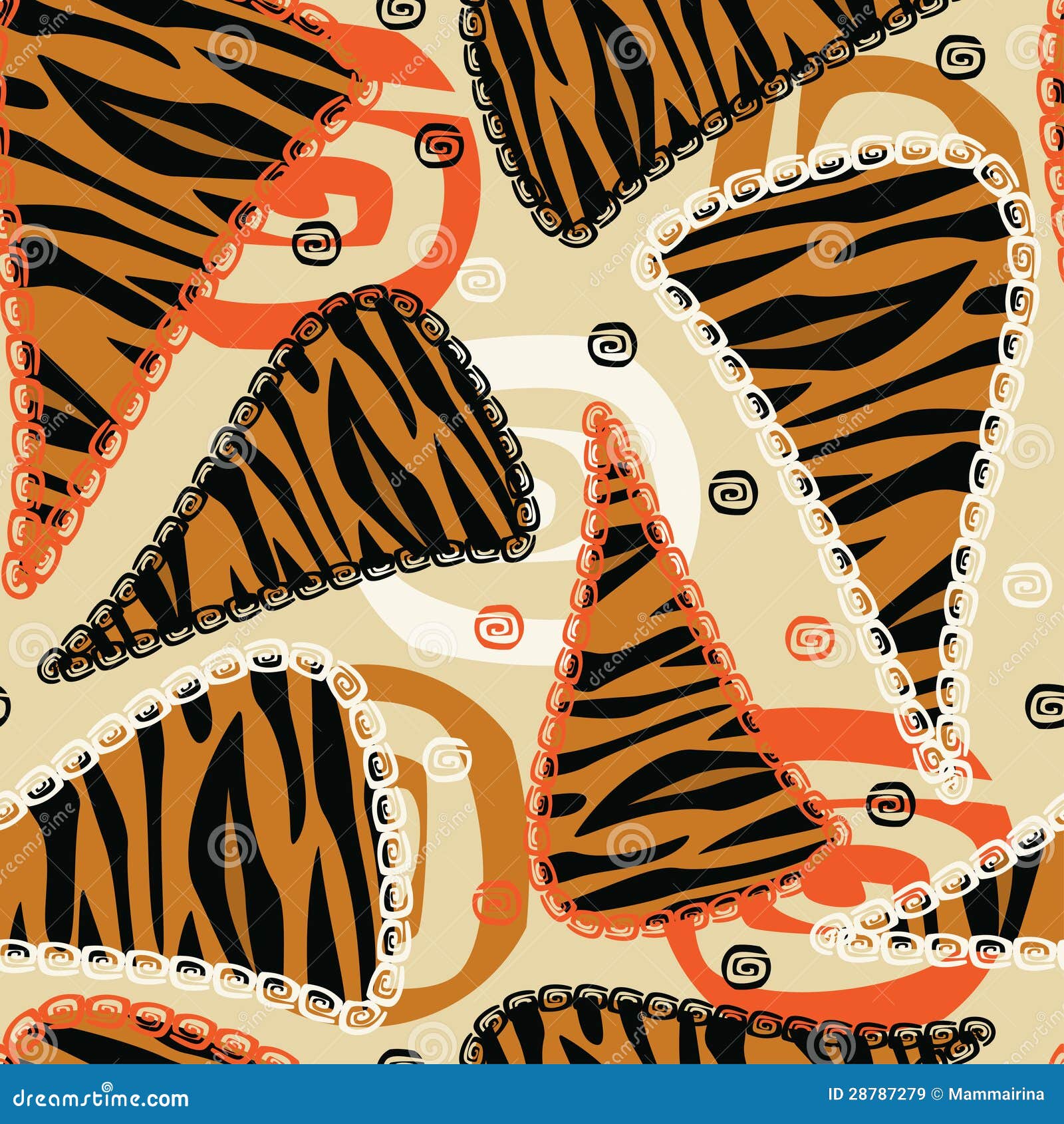 African print stock vector. Illustration of camouflage - 28787279