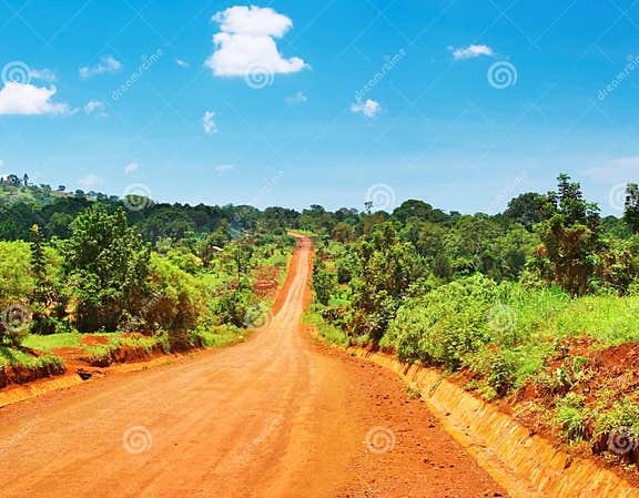 African road stock image. Image of country, bush, dirty - 9677205