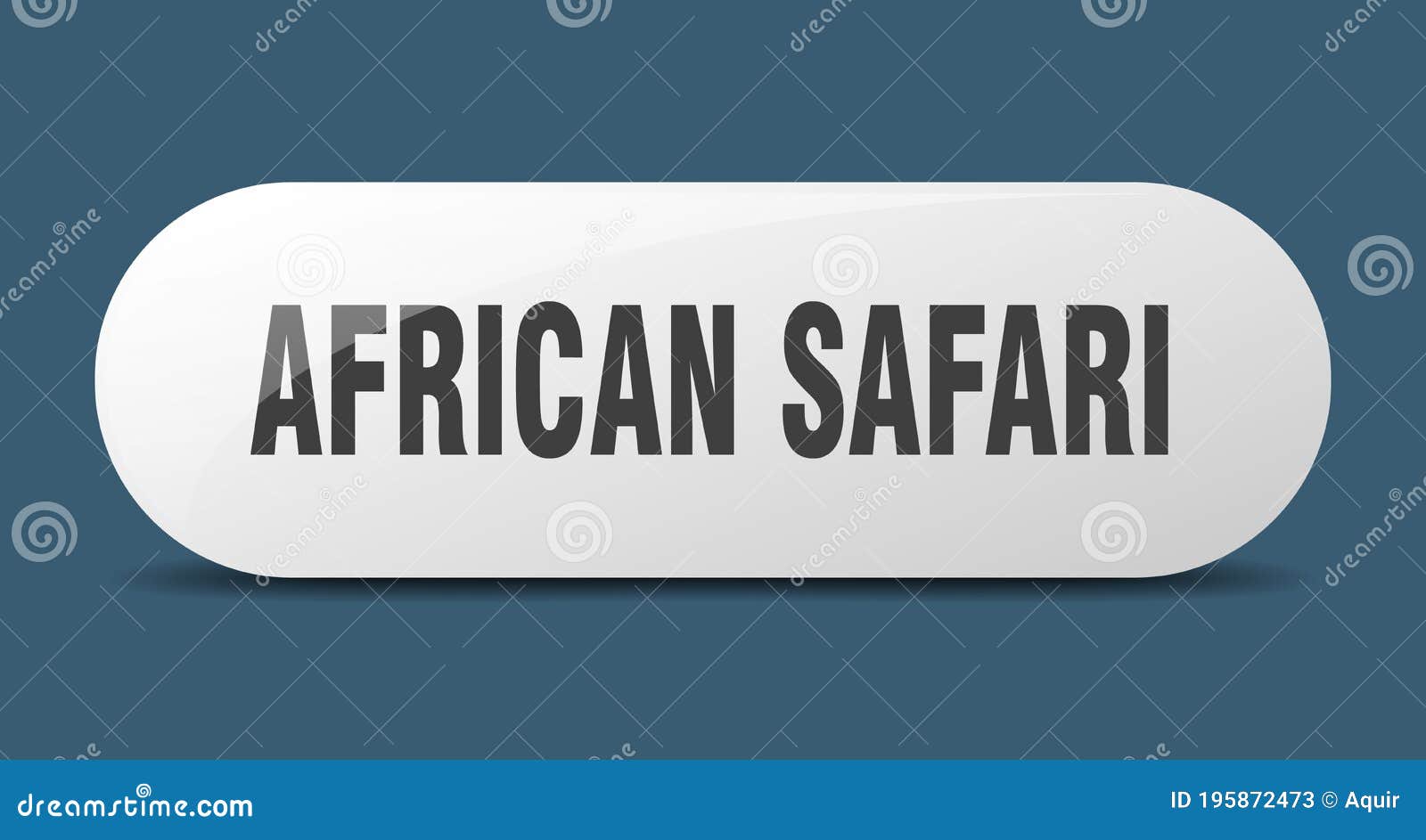 African Safari Button. African Safari Sign. Key. Push Button Stock ...