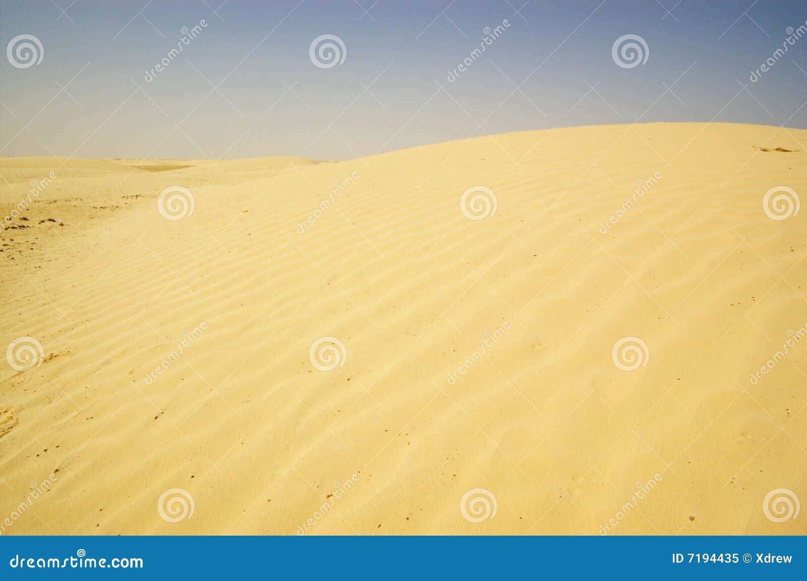 African Sand Desert Landscape Stock Image - Image of desert, tunisia ...