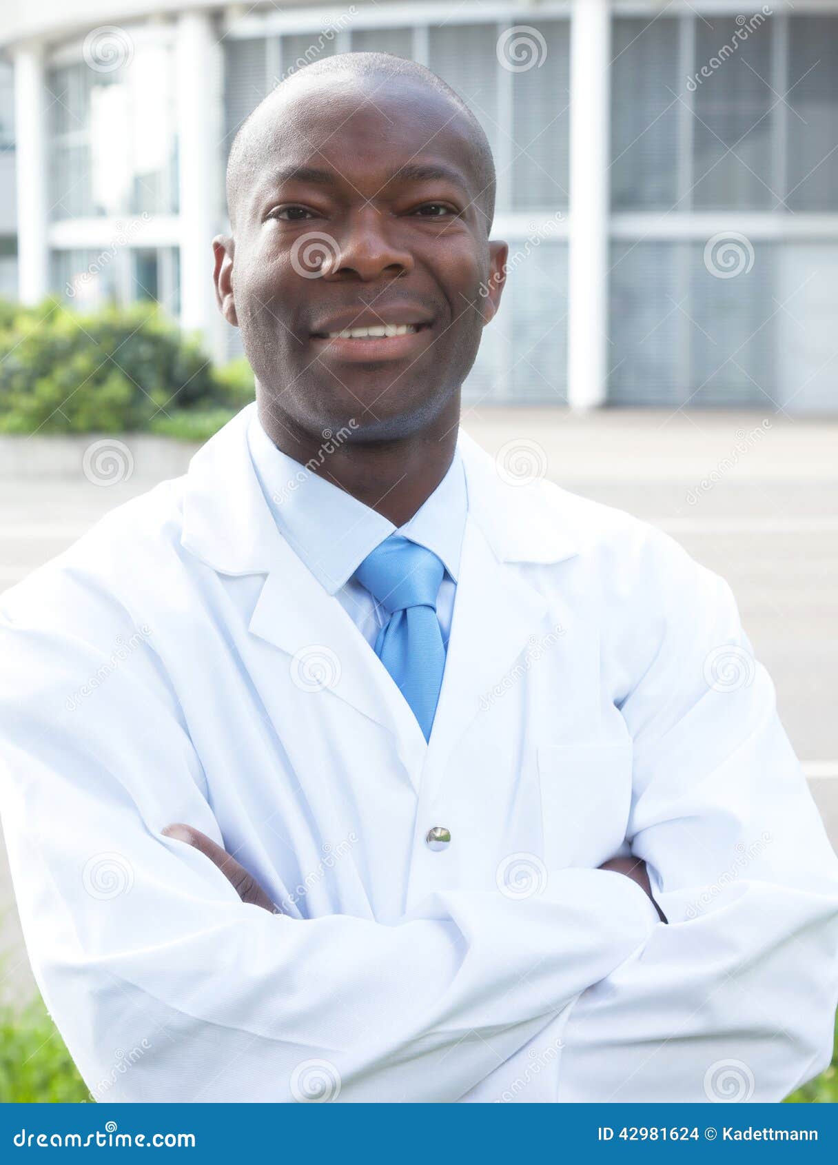 African Scientist Laughing at Camera Stock Photo - Image of england ...