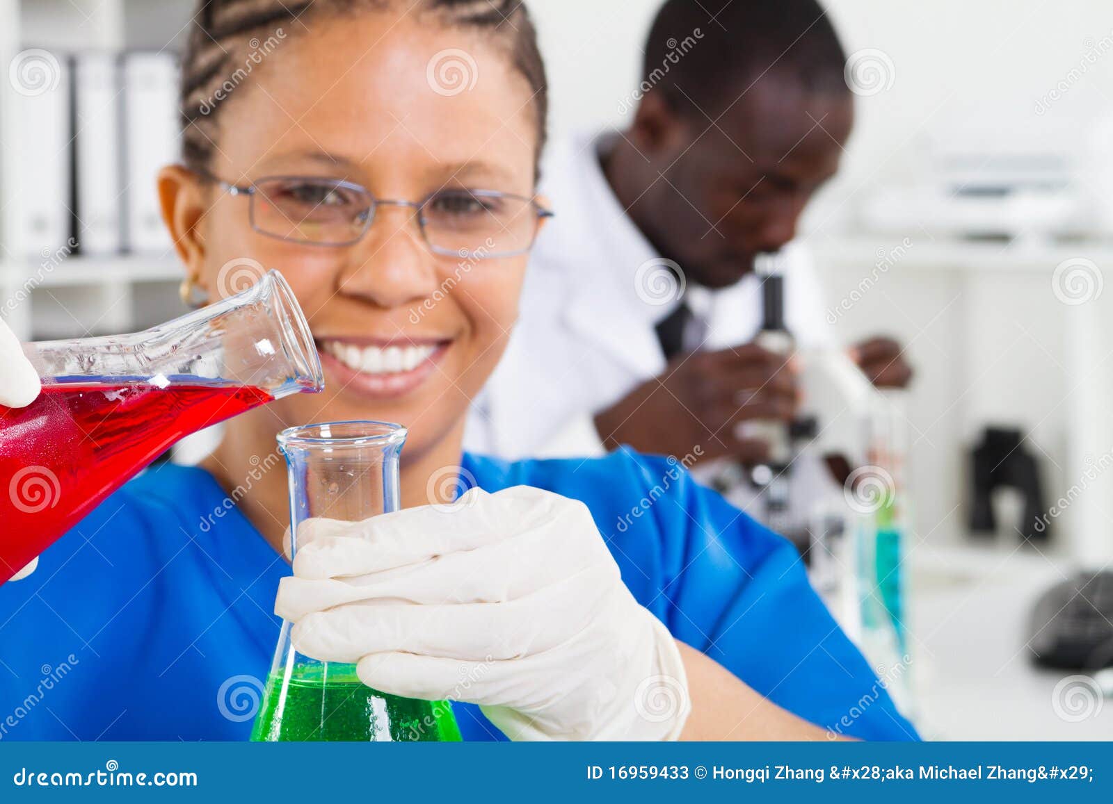 African scientists stock image. Image of files, internet - 16959433