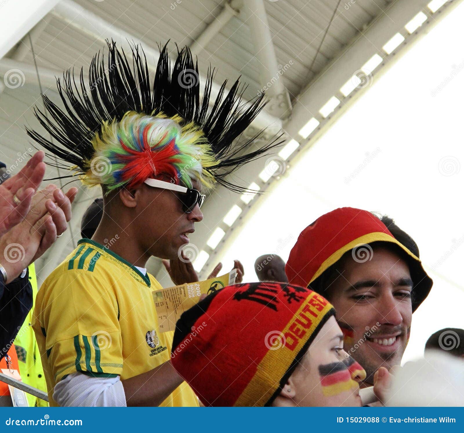 African soccer fans editorial stock photo. Image of nations - 15029088