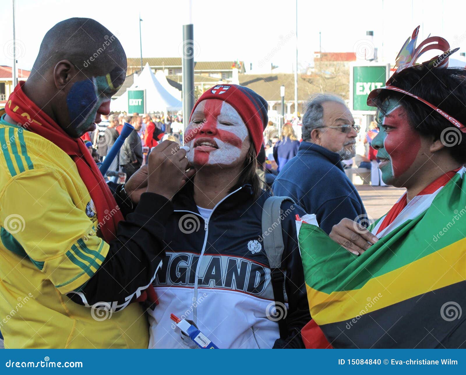African soccer fans editorial image. Image of world, fans - 15084840