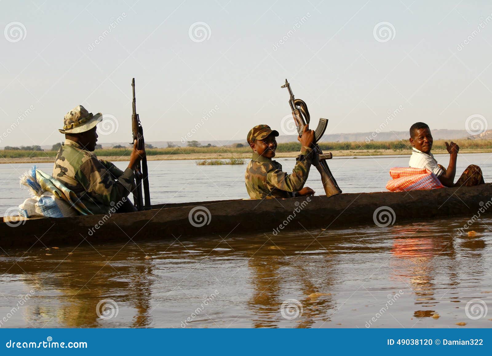 African Soldier during Operation Stock Photo - Image of fight, armed ...