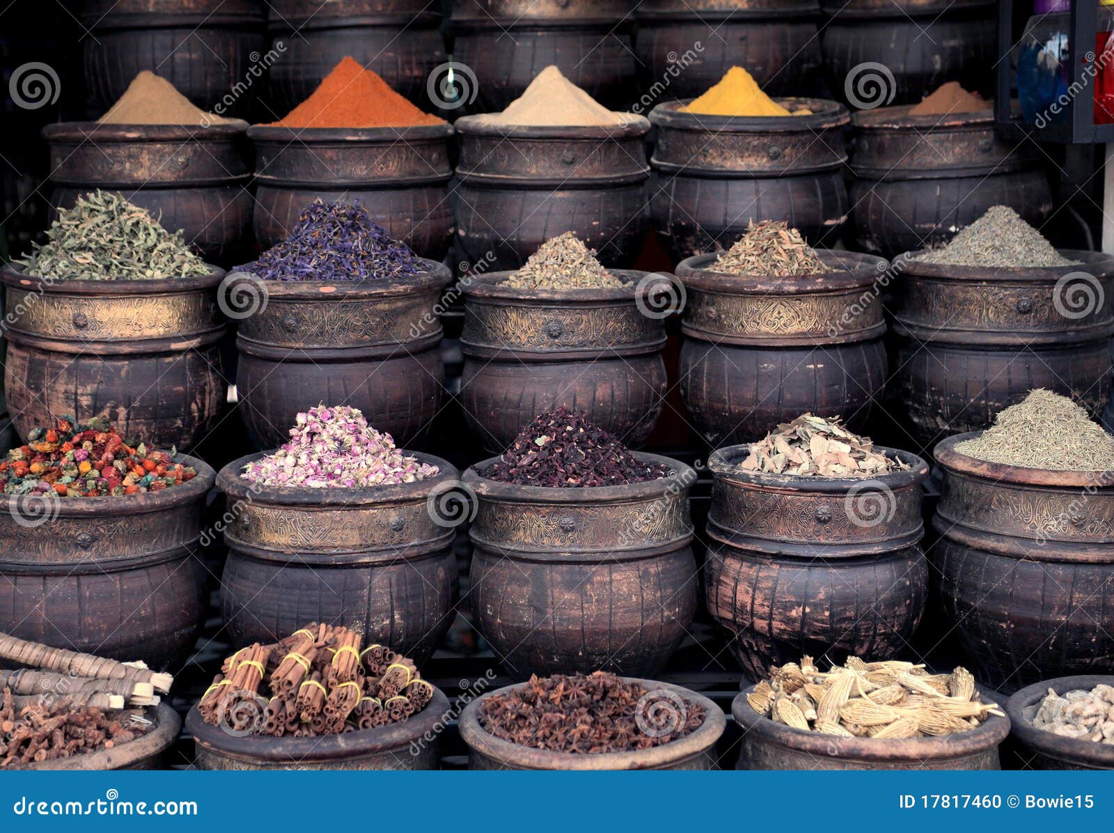 African spices stock photo. Image of marocco, spice, bowl - 17817460