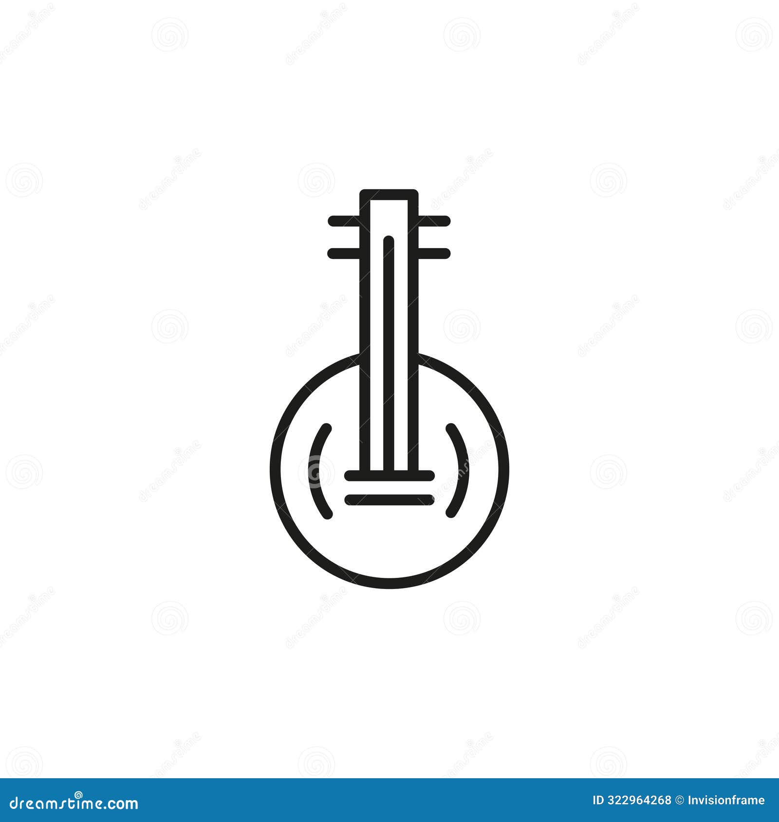 African String Instrument Icon Stock Illustration - Illustration of ...