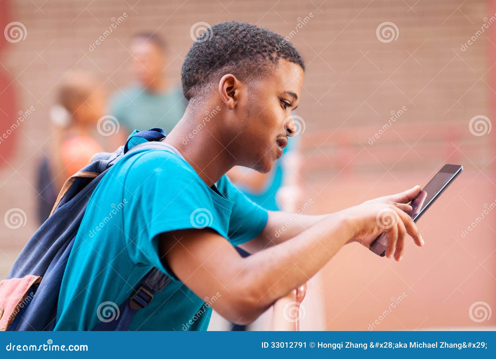 African student tablet stock image. Image of campus, academic - 33012791
