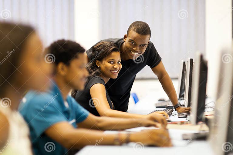 African students computer stock photo. Image of education - 29039536
