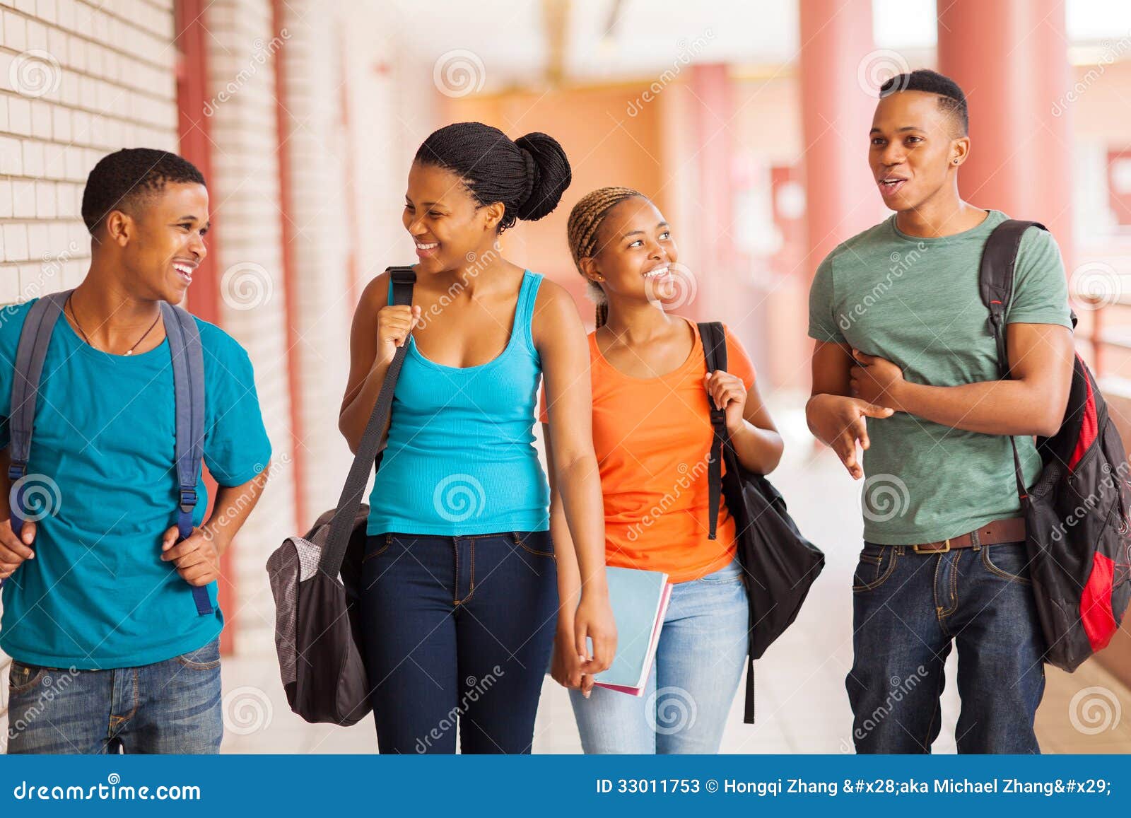 African students walking stock image. Image of american - 33011753