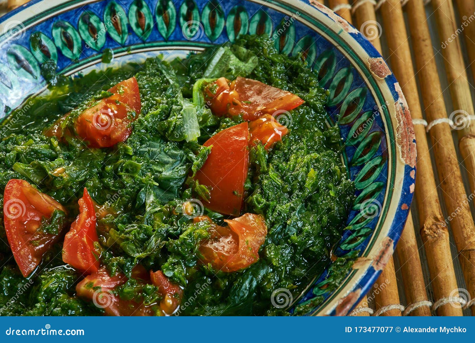 African Sukuma Wiki stock image. Image of kenyan, dish - 173477077