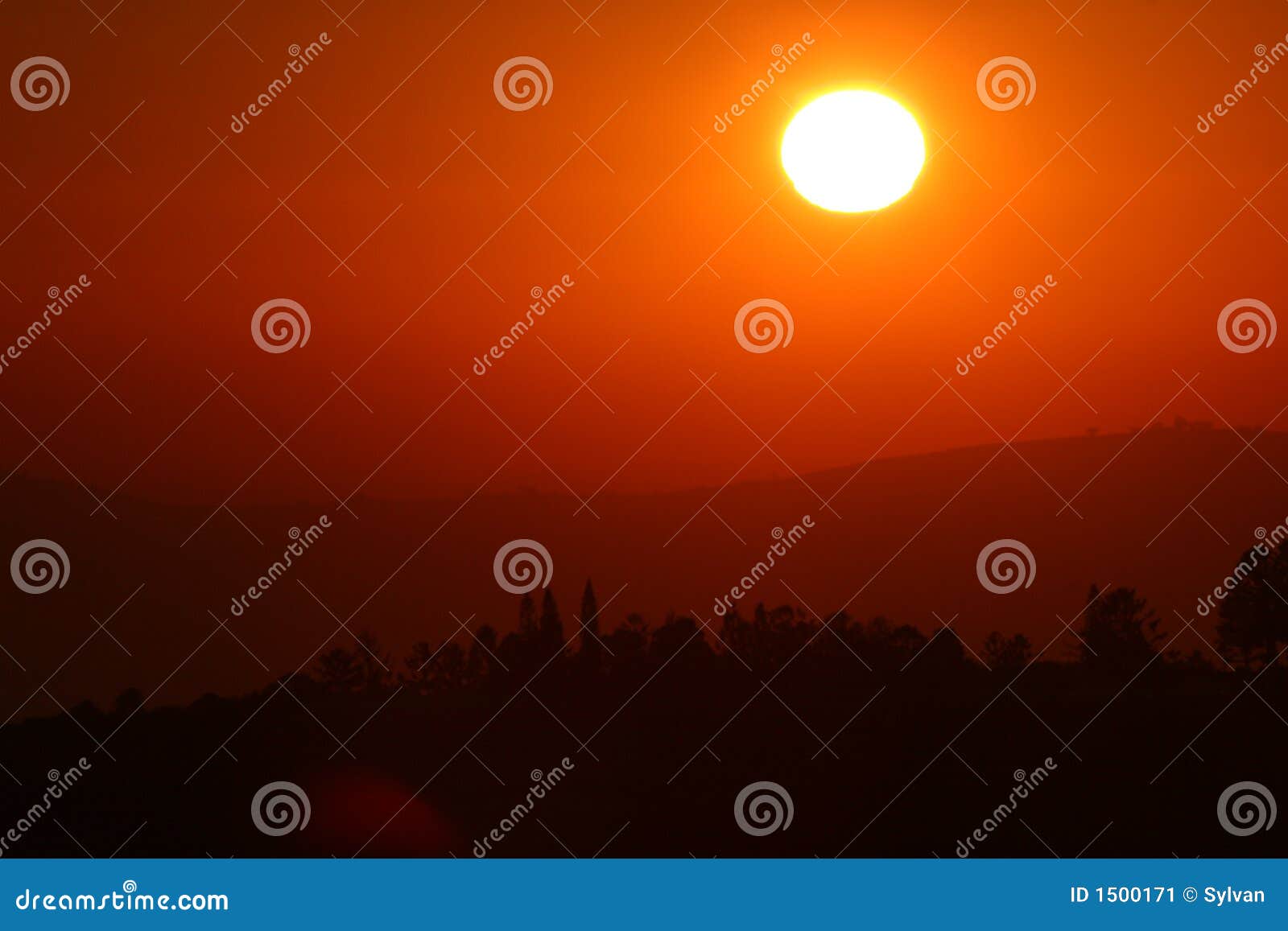 African sunrise stock image. Image of hill, bothas, thousands - 1500171