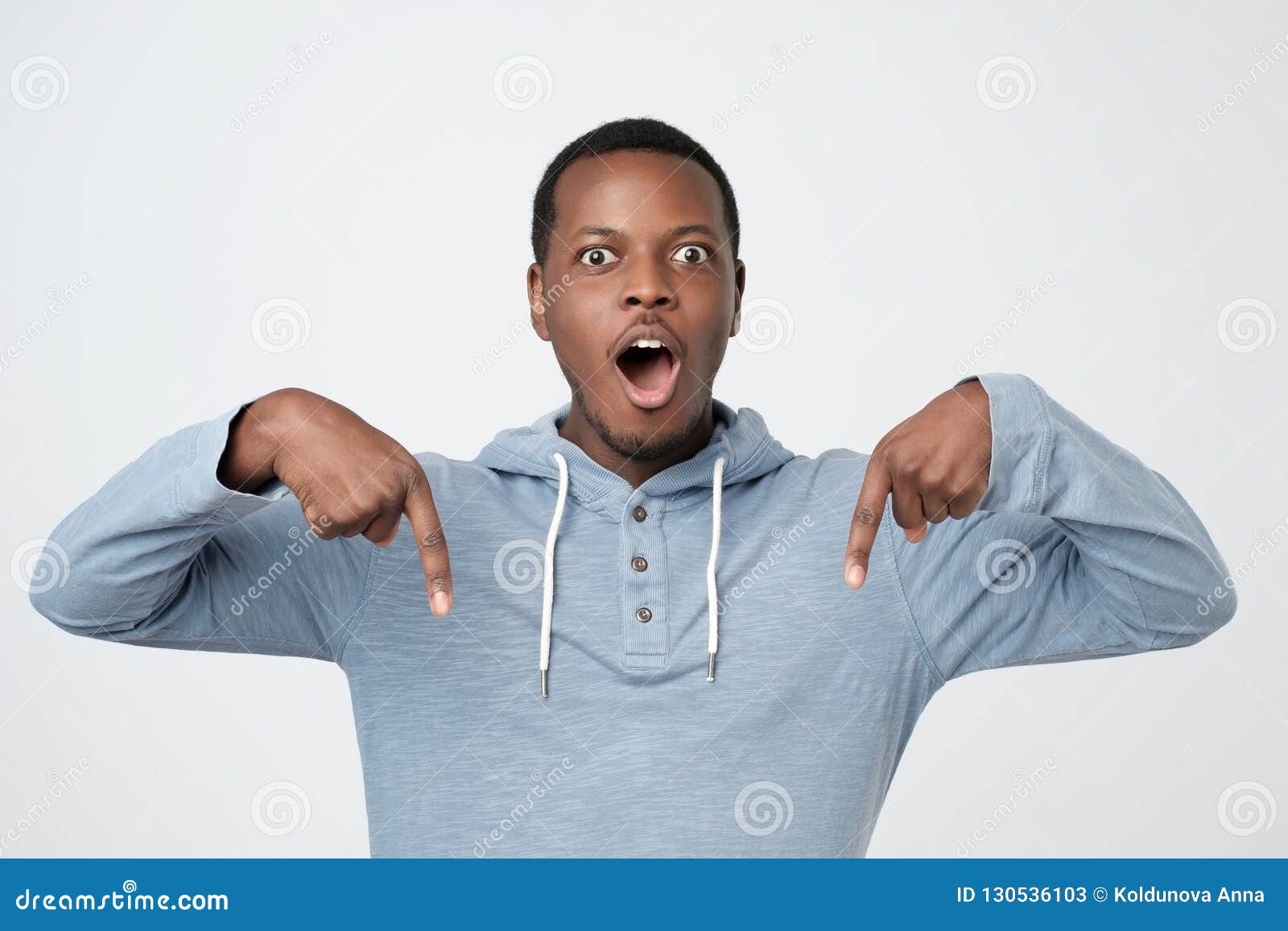 African Surprised and Shocked Customer Having Astonished Look Pointing ... African Surprised and Shocked Customer Having Astonished Look Pointing ...