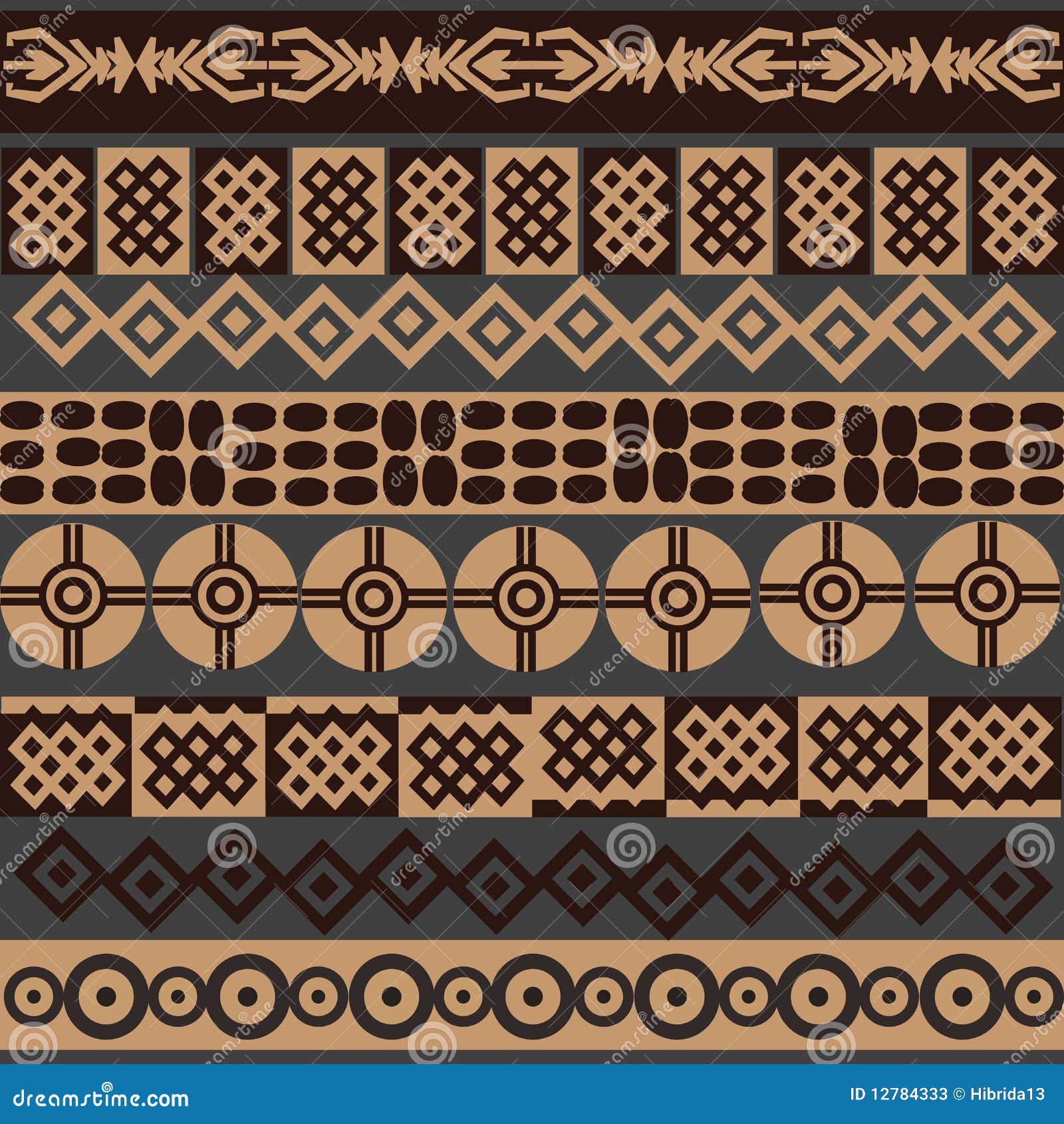 African Symbols Adinkra For Fabric, Logo Cartoon Vector | CartoonDealer ...