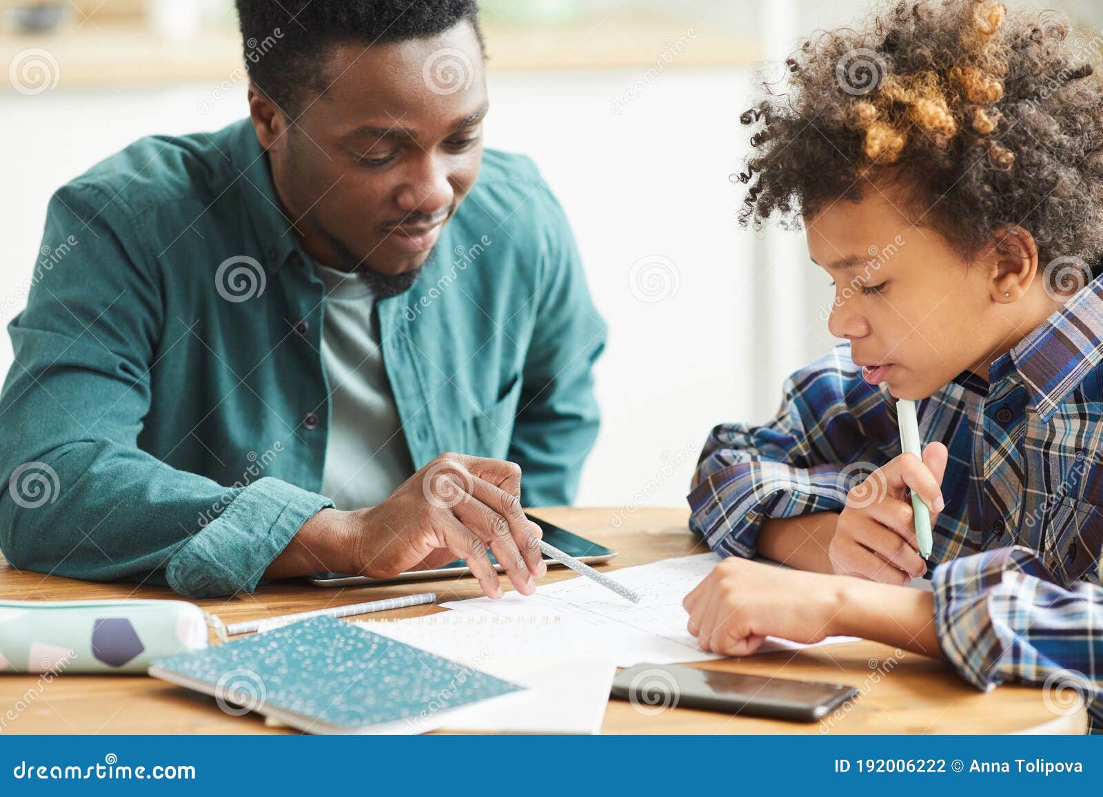 Man teaching the boy stock photo. Image of family, childhood - 192006222