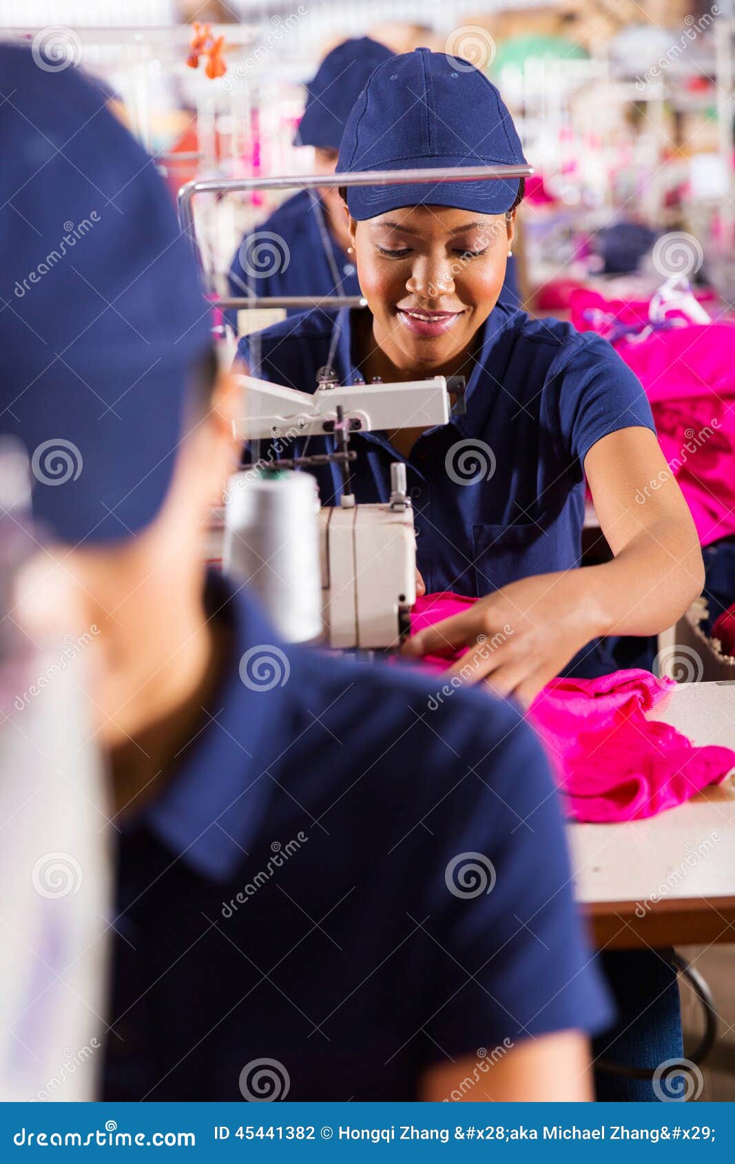 African textile worker stock photo. Image of business - 45441382