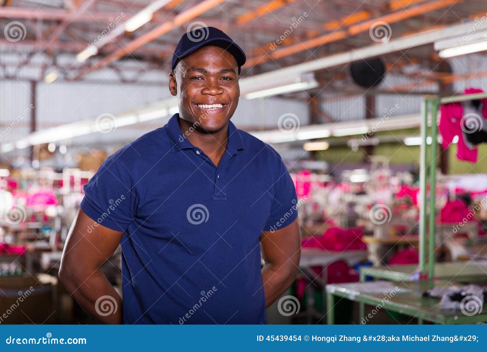 African textile worker stock photo. Image of american - 45439454