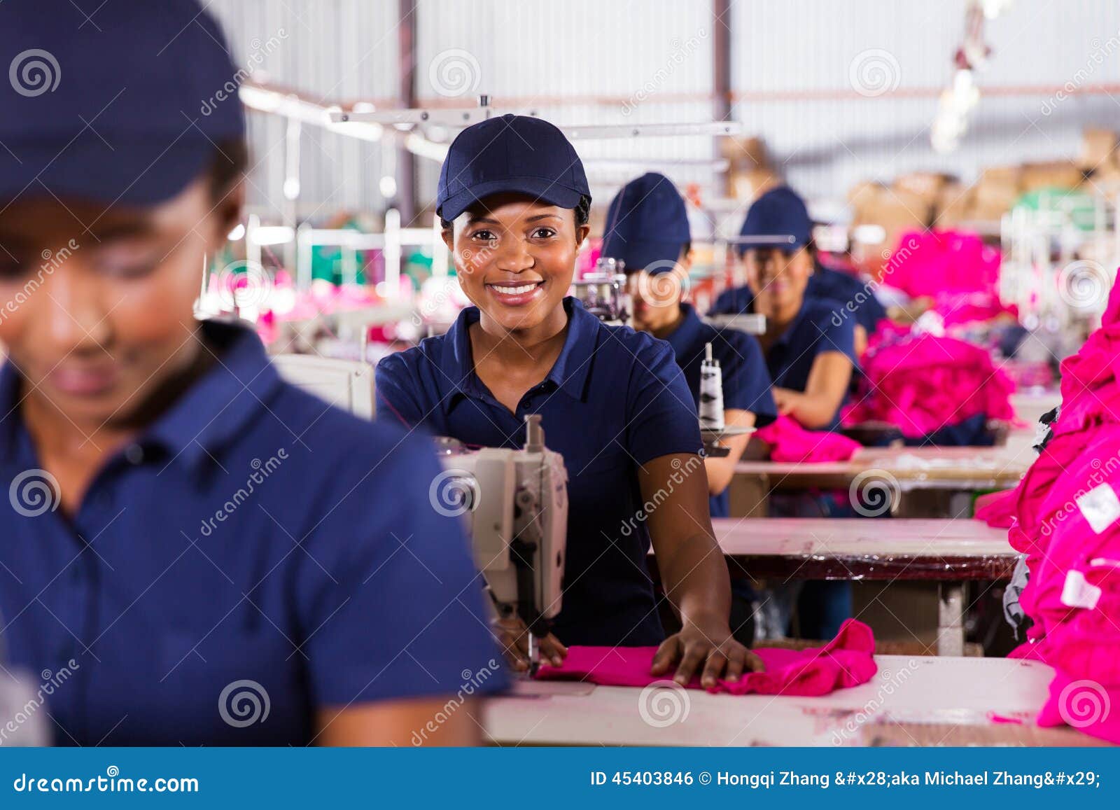 African textile workers stock photo. Image of american - 45403846