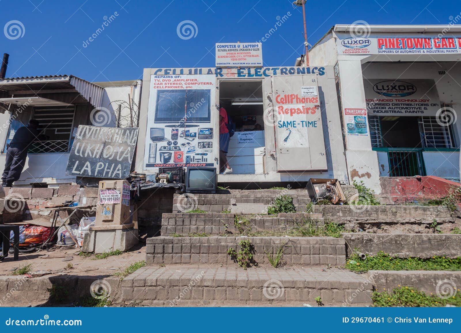 African Trading Stores editorial photo. Image of city - 29670461