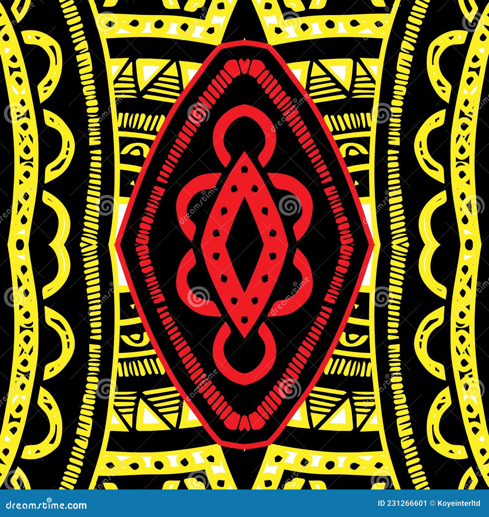 African Traditional Print Wax Design Stock Image - Image of design ...