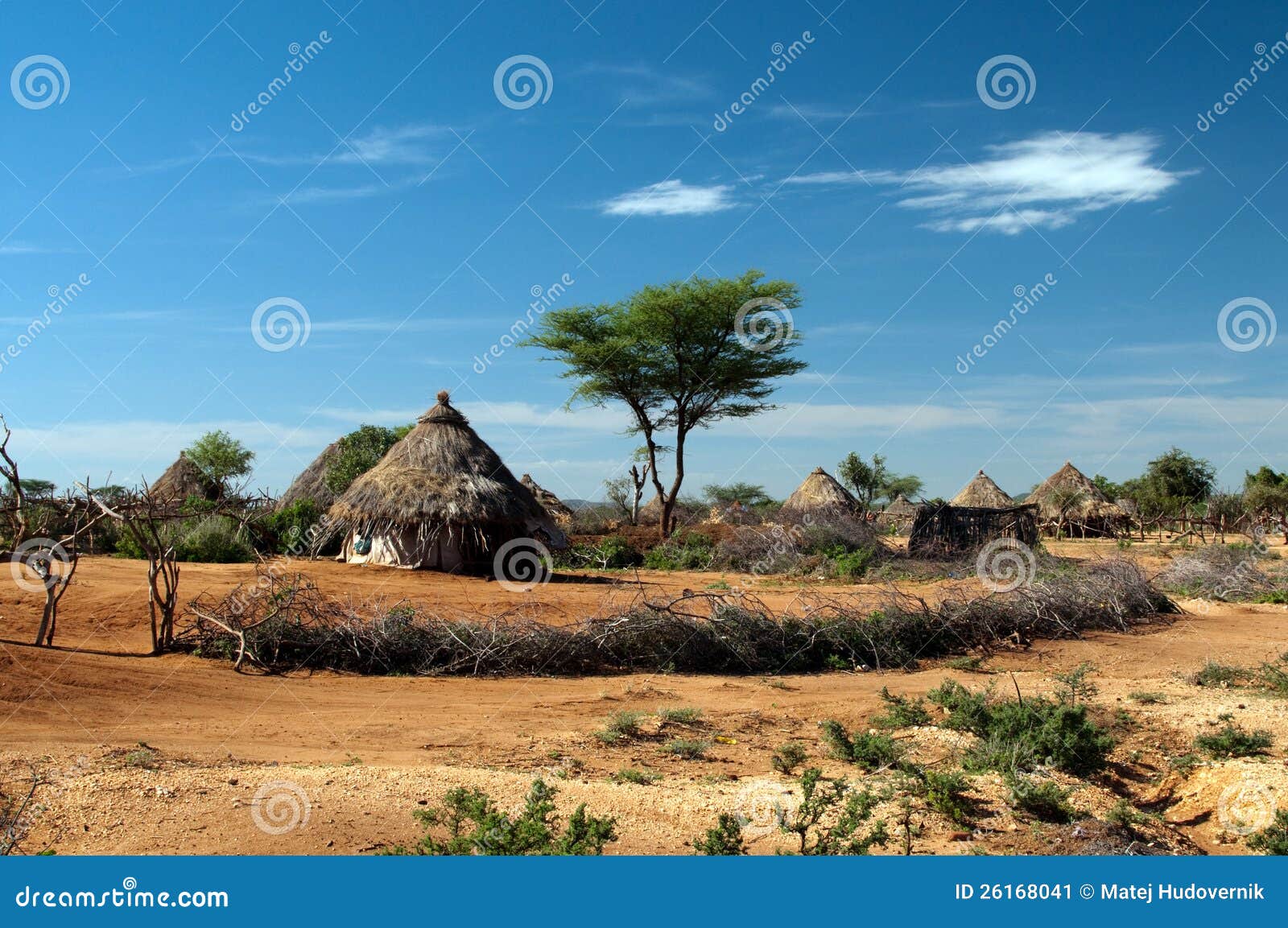 African Tribal Hut Royalty-Free Stock Photography | CartoonDealer.com ...
