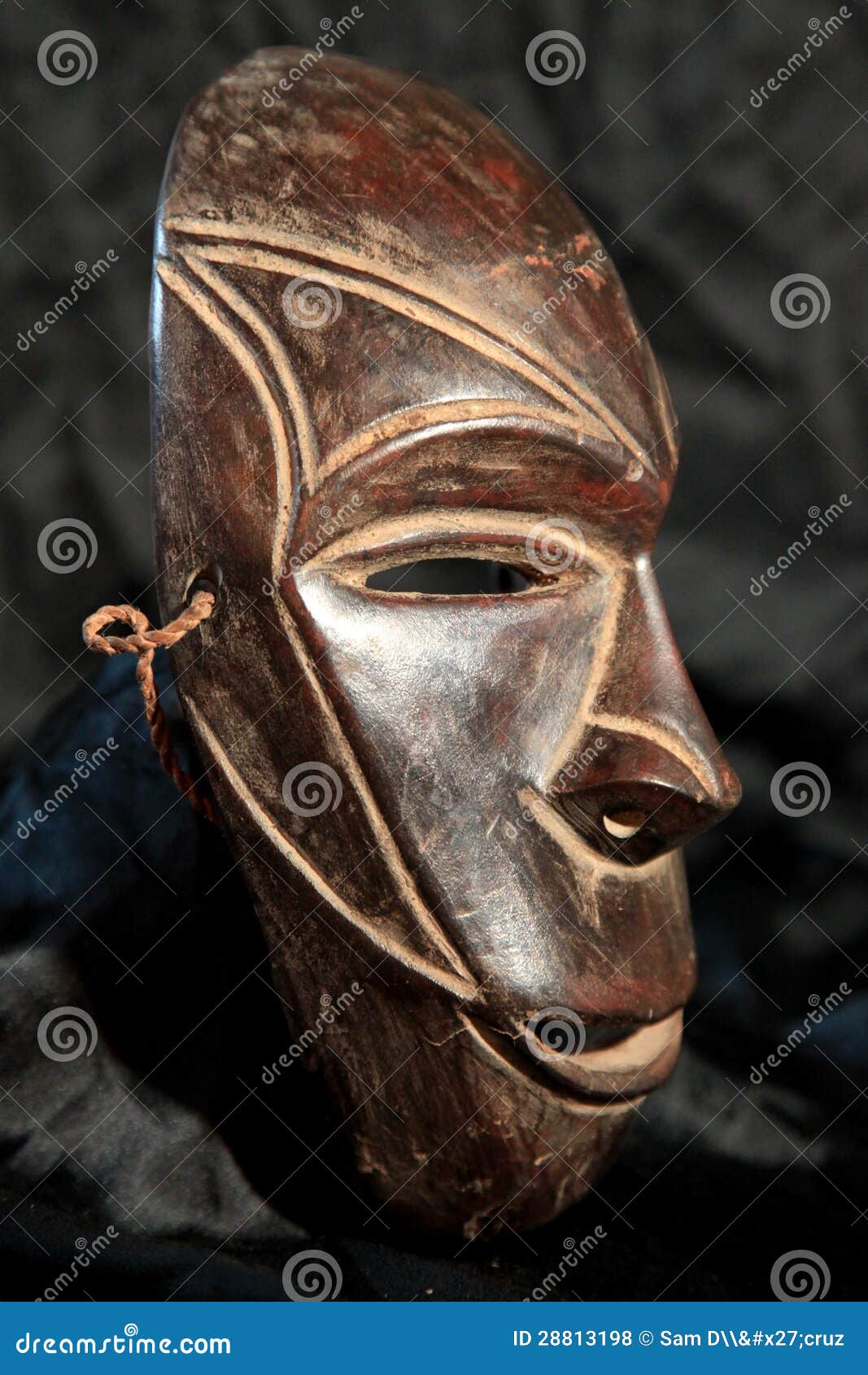 African Tribal Mask - Lega Tribe Stock Photo - Image of carved, africa ...