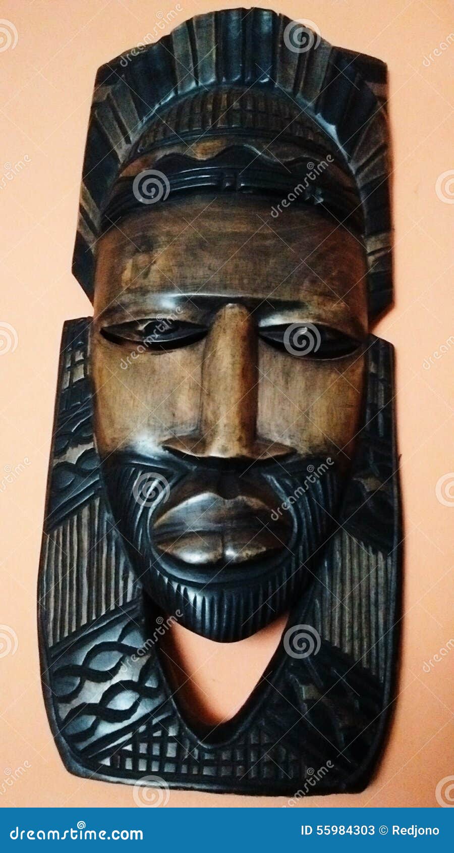 African Tribal Mask Stock Photo - Image: 55984303