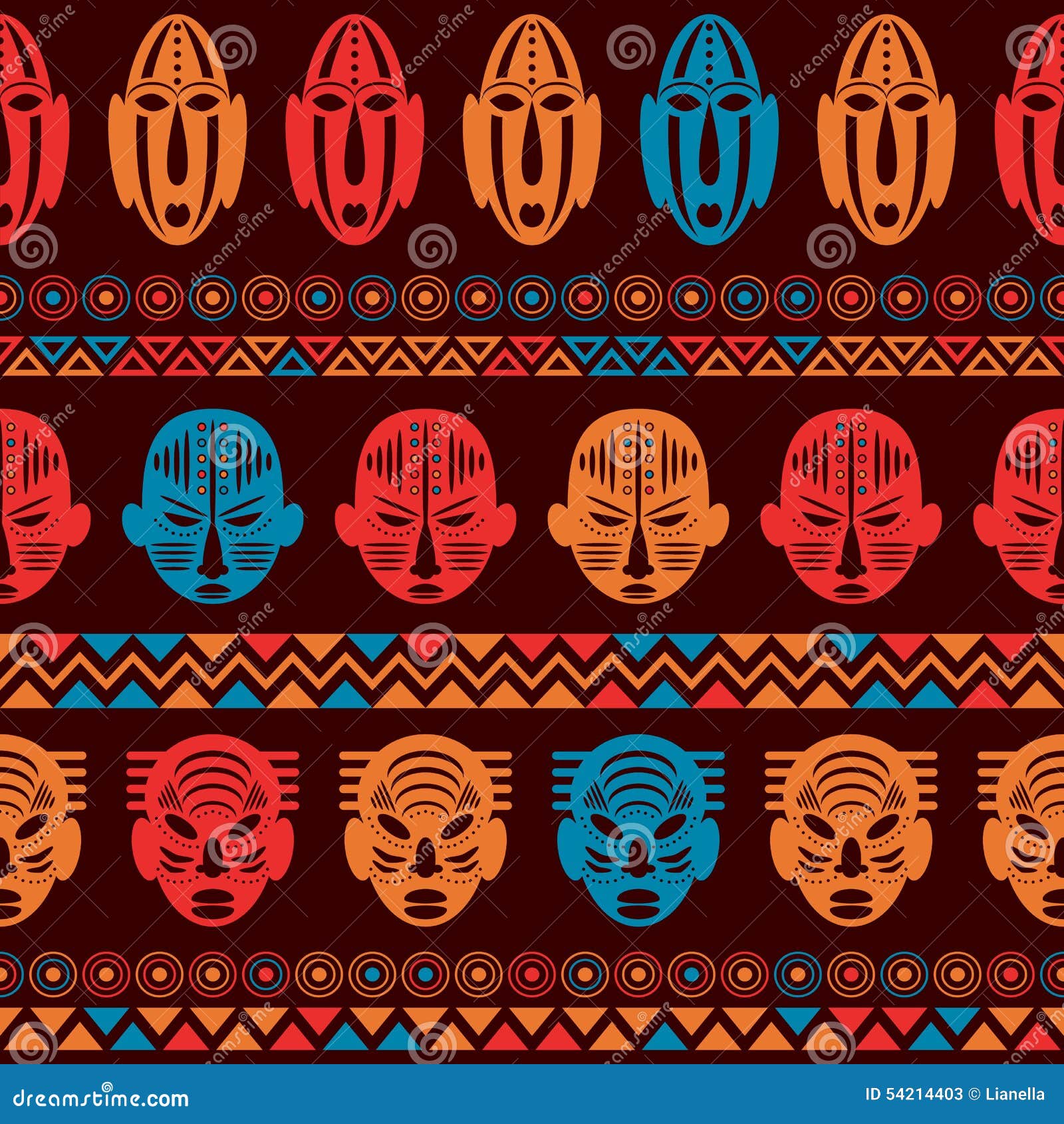 African Tribal Pattern Art