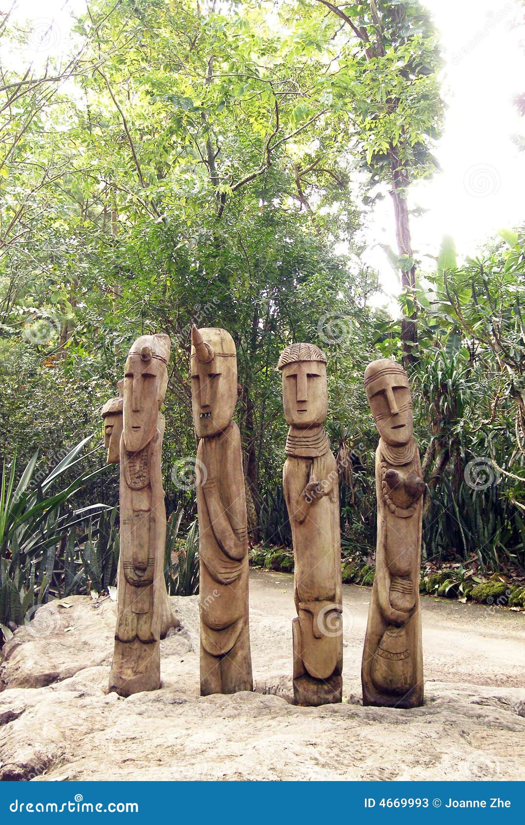 African Tribal Sculptures Art Stock Image - Image of cultural, culture ...