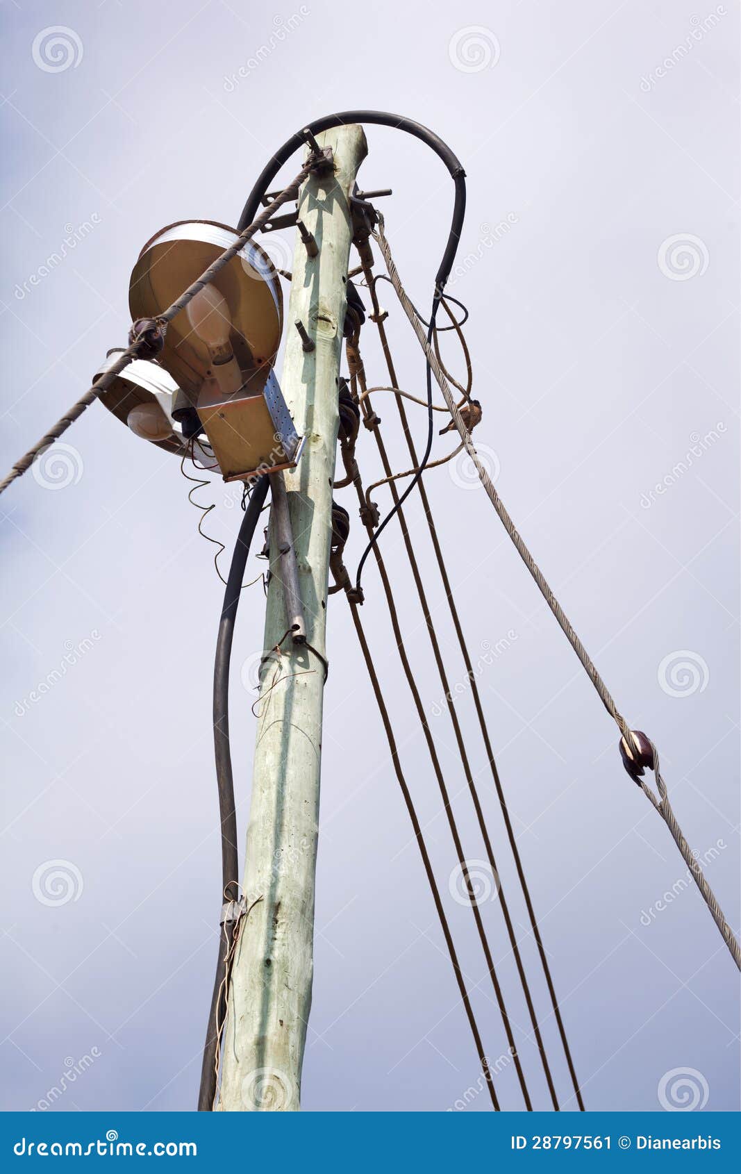 African Utility Pole stock image. Image of ghana, pole - 28797561