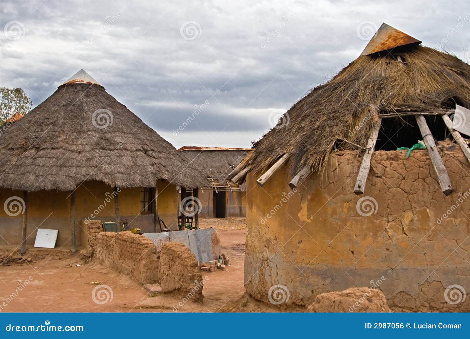 African Village Royalty Free Stock Image - Image: 2987056